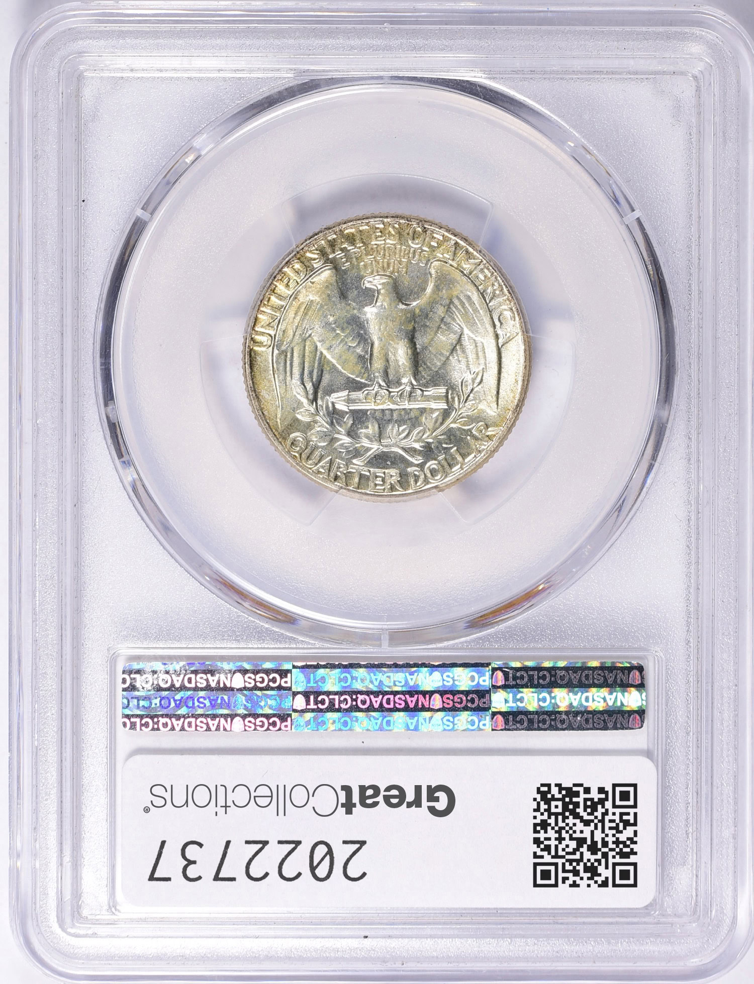 1962 Washington Quarter PCGS MS-67+ (Toned) (Item 2022737 ...