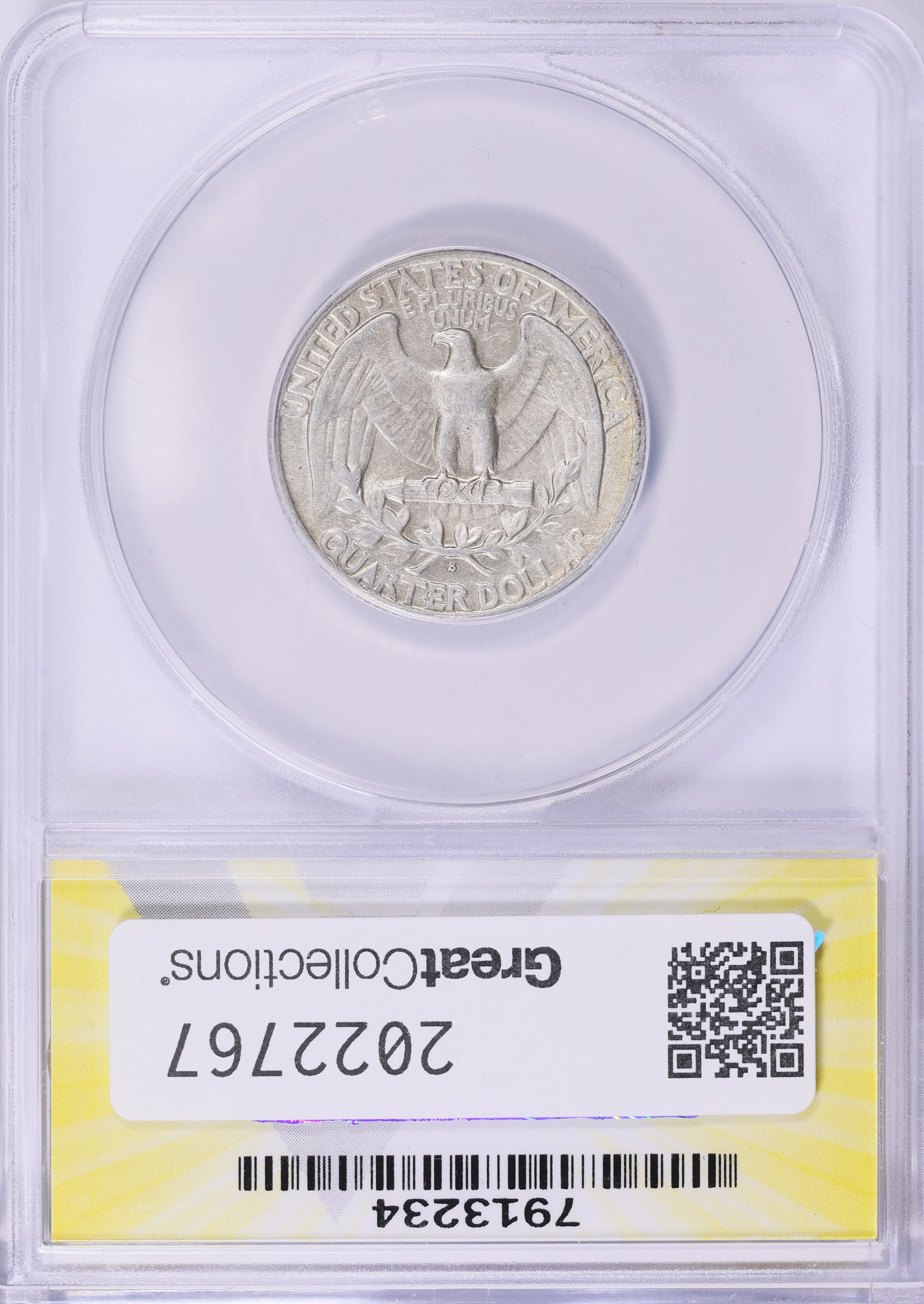 1938-S Washington Quarter ANACS XF-45 (Item 2022767) | GreatCollections ...