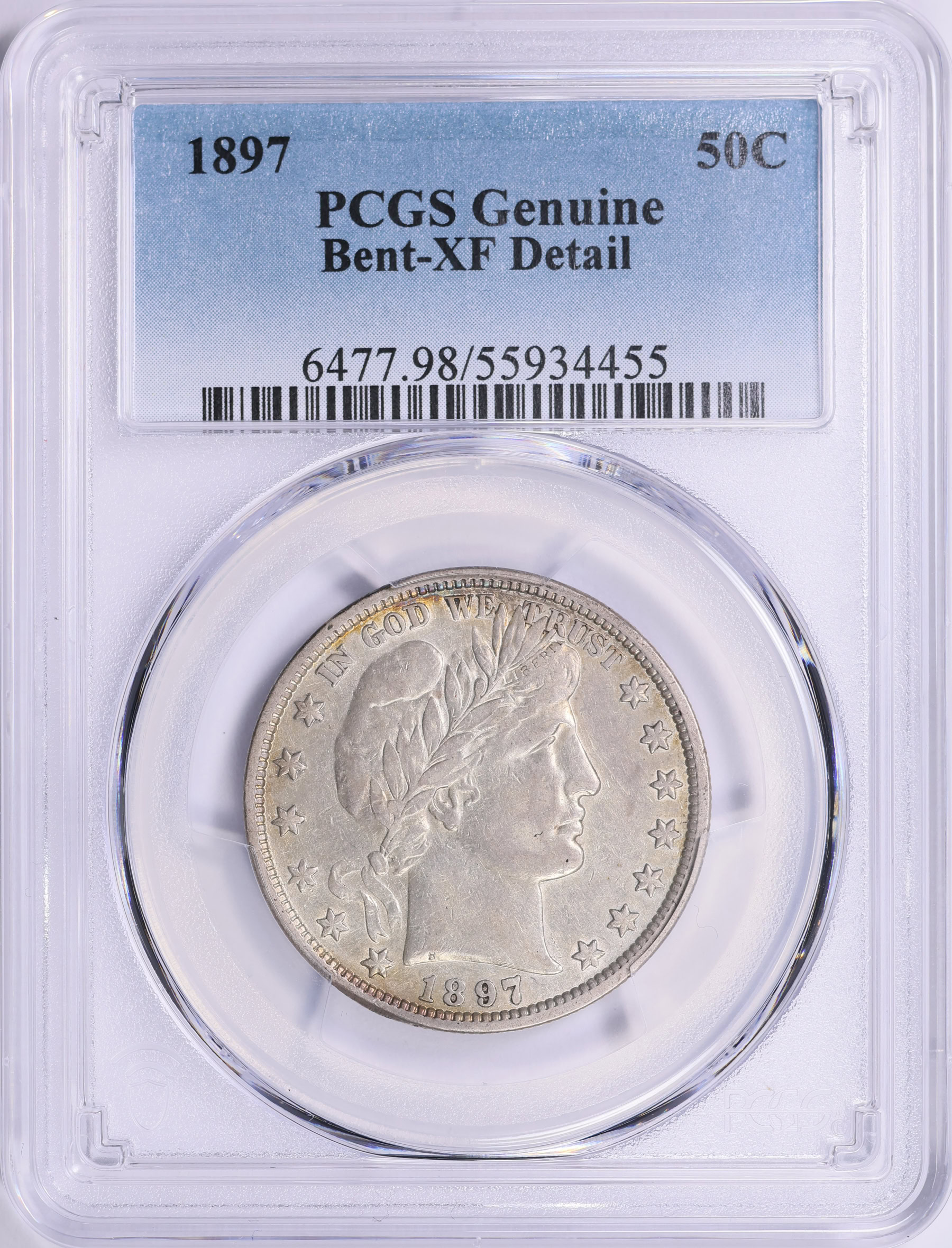1897 Barber Half Dollar PCGS Genuine XF Details (Item 2023201 ...