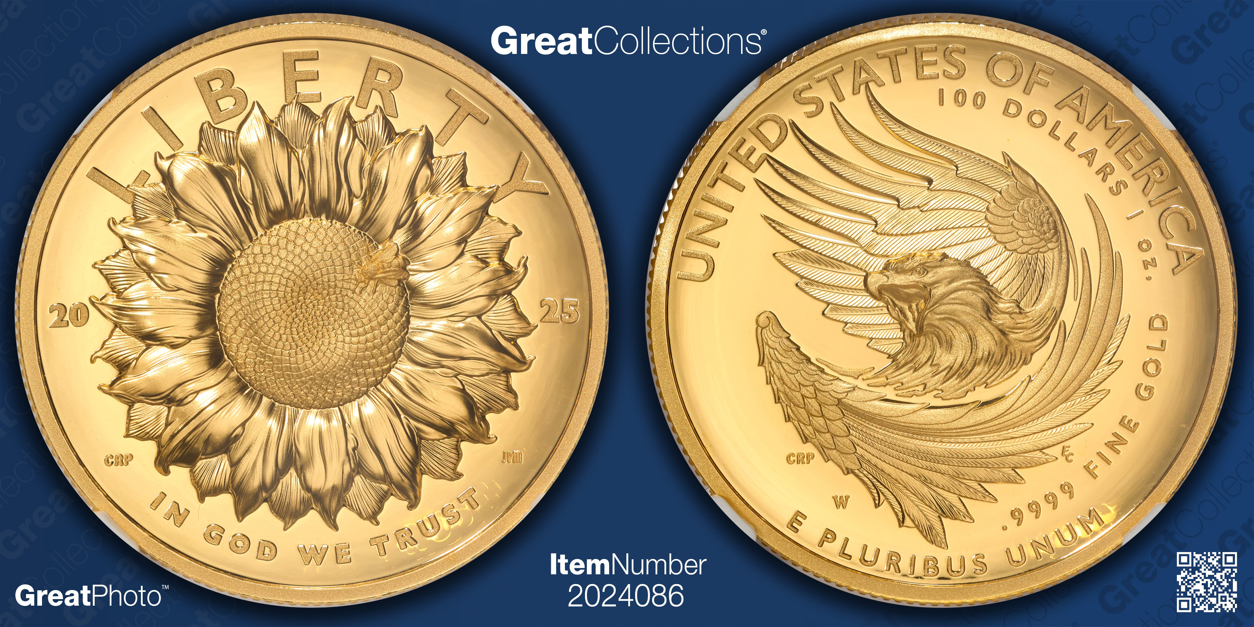 2025-W Gold $100 American Liberty High Relief First Day of Issue NGC ...