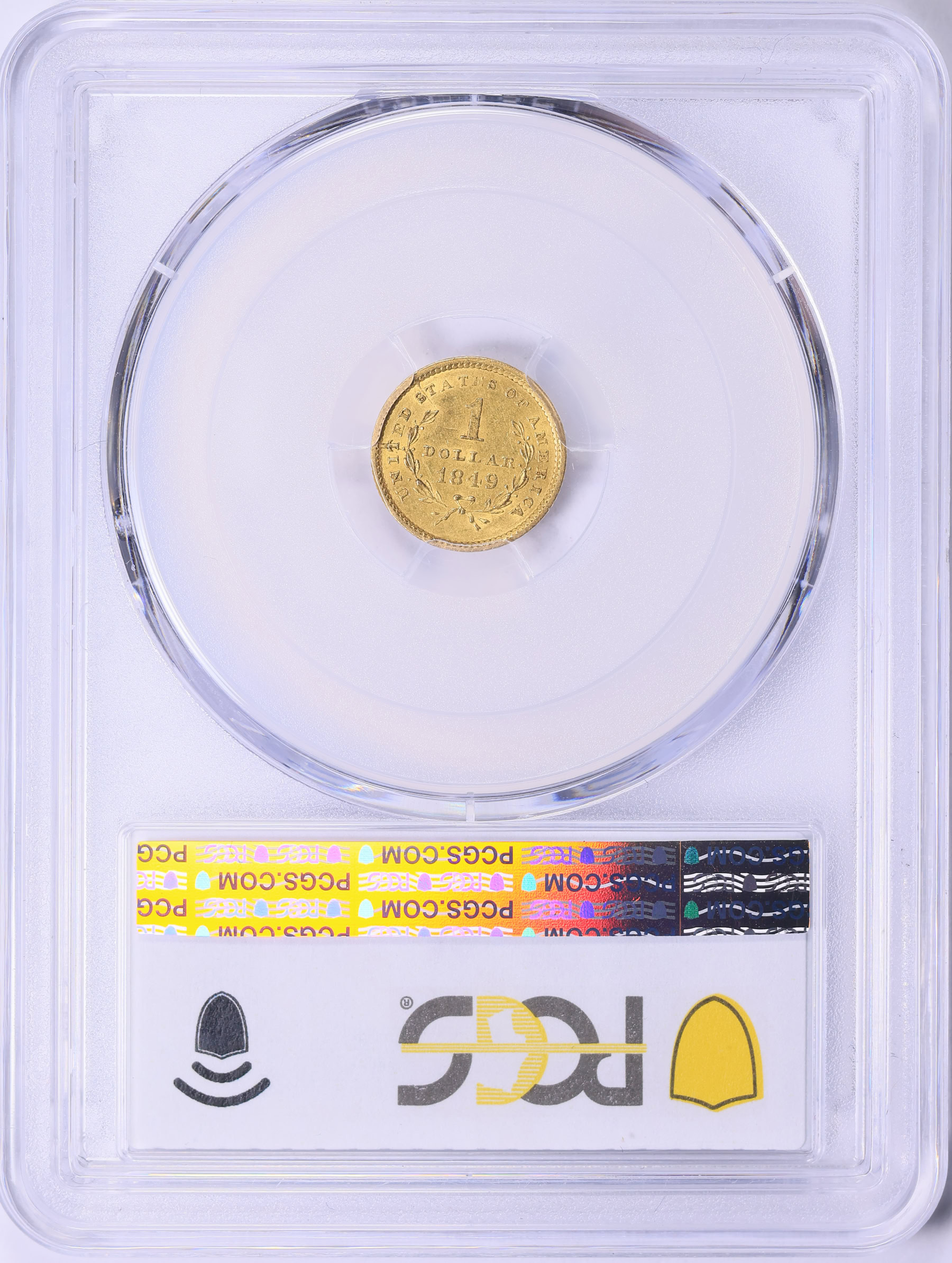 1849 Liberty Gold Dollar Open Wreath PCGS AU-55 (Item 2024523 ...