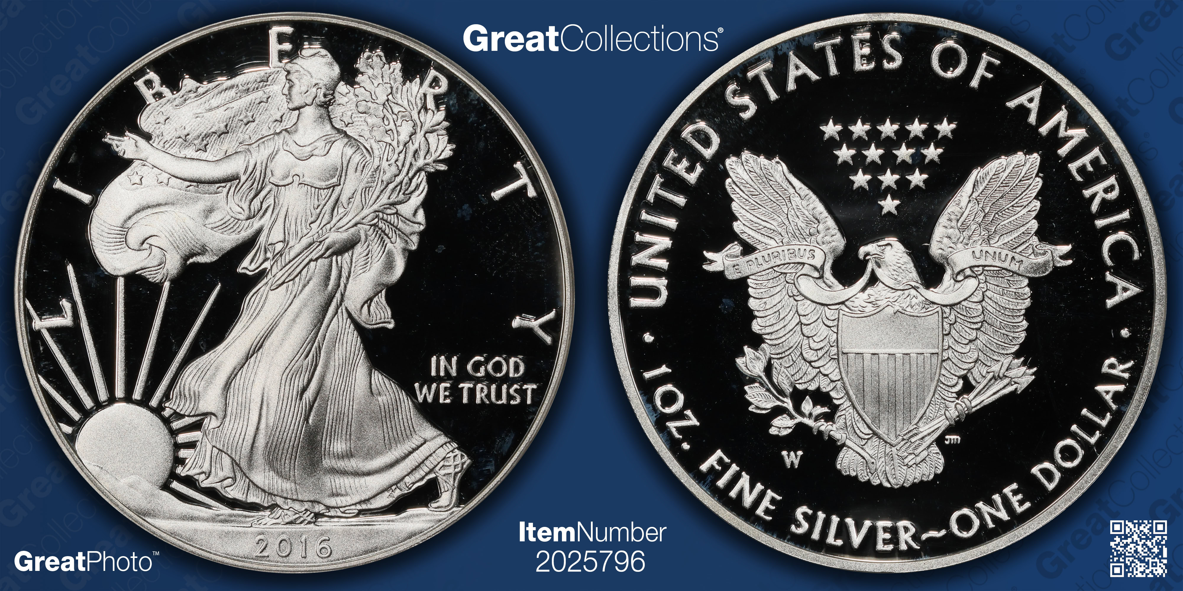 2016-W $1 Silver Eagle 30th Anniversary Lettered Edge Reagan Legacy ...