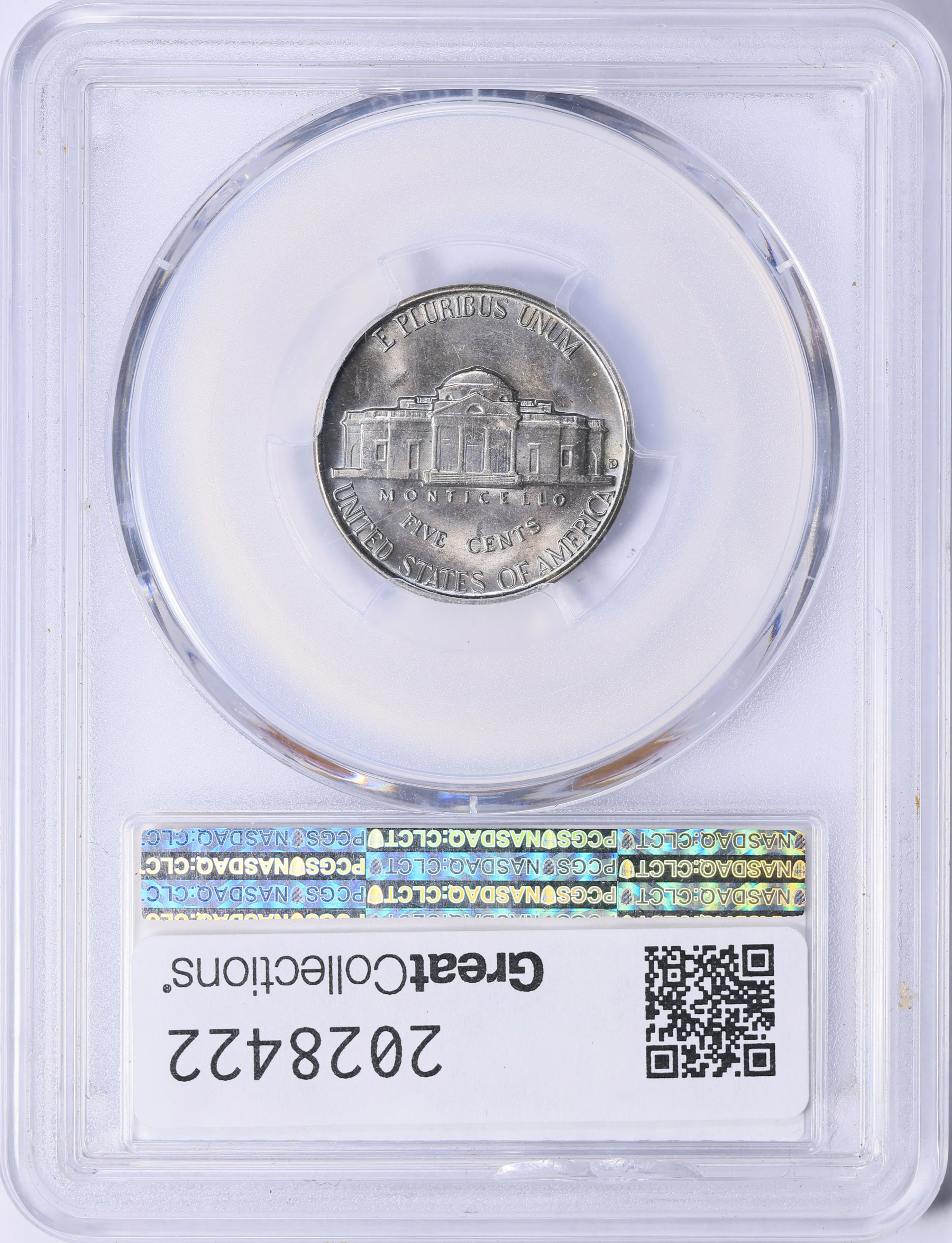 1958-D Jefferson Nickel PCGS MS-66 FS (Item 2028422) | GreatCollections ...
