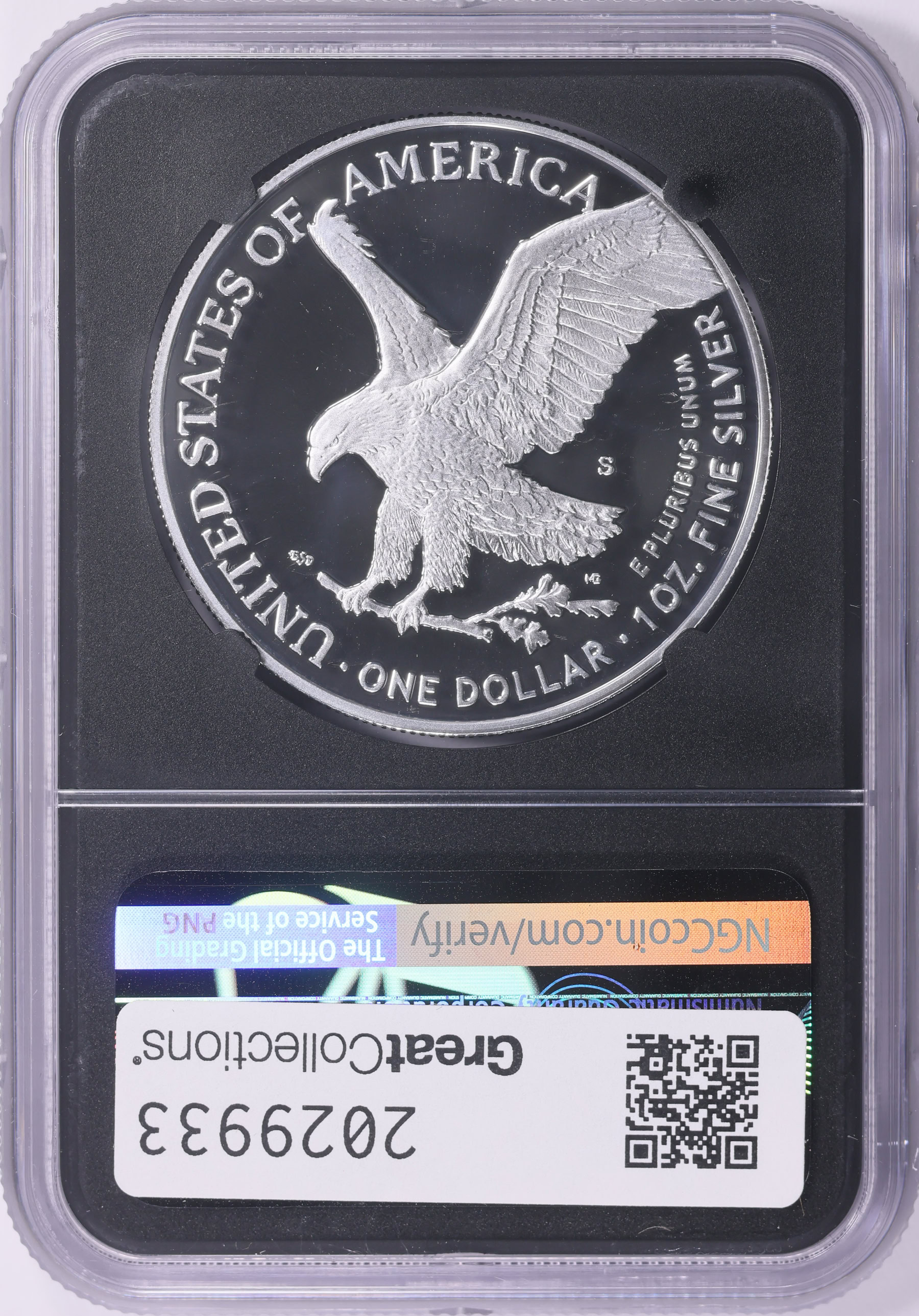 2021-S $1 Silver Eagle Type 2 First Day of Issue NGC Proof-70 UC (David ...
