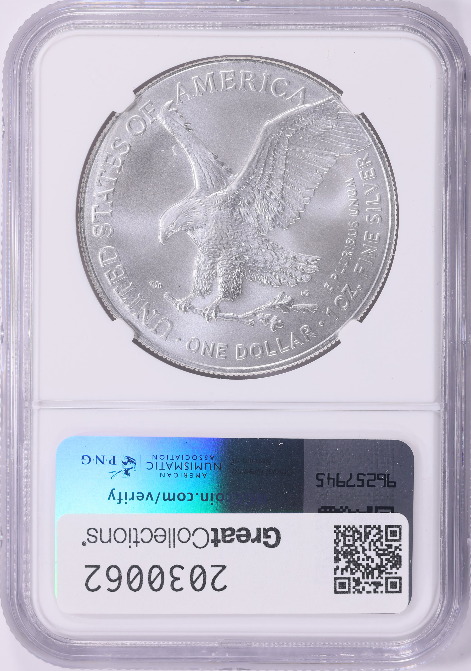 2024 $1 Silver Eagle Early Releases NGC MS-70 (Premier Select Series ...
