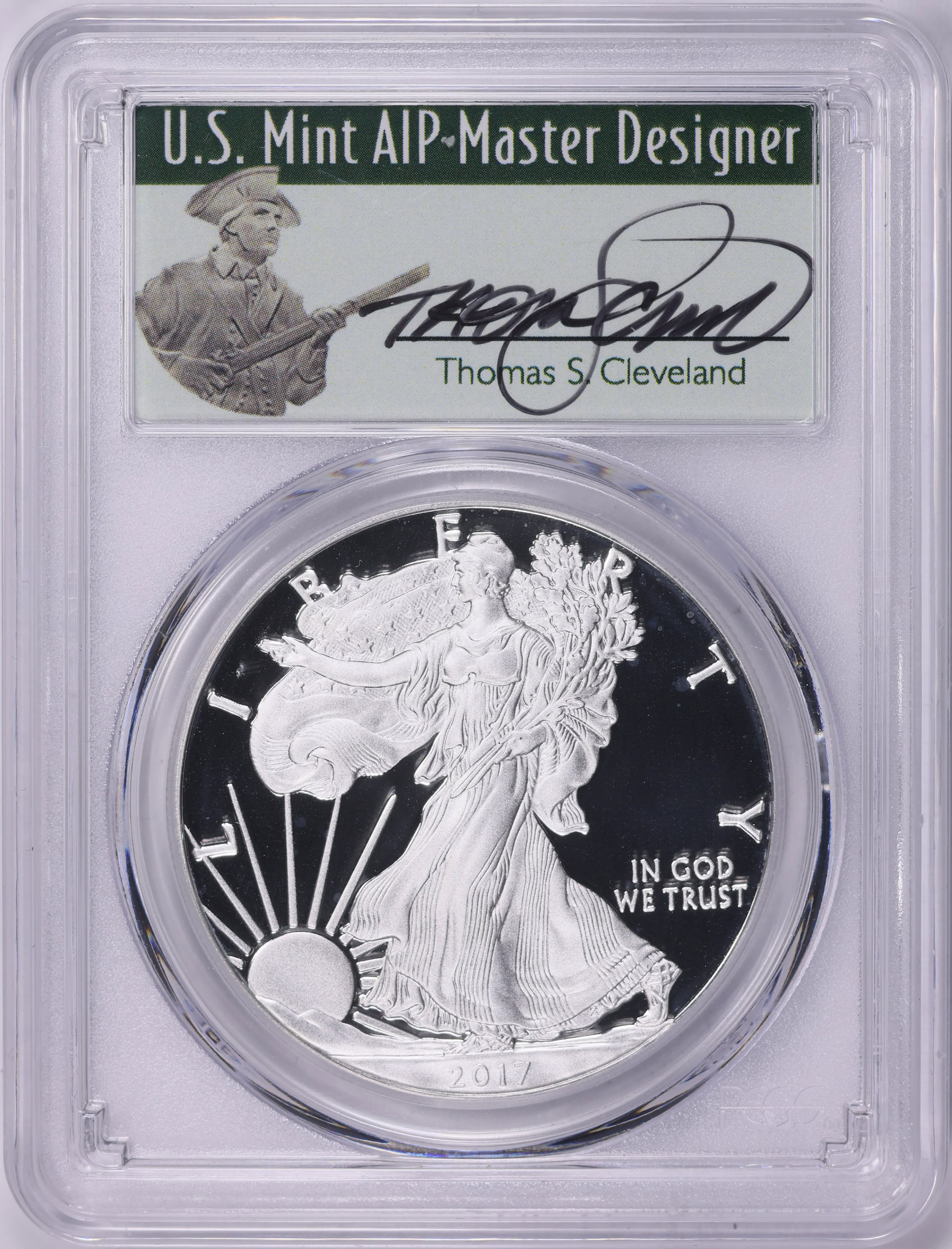 2017-S $1 Silver Eagle (From the Congratulations Set) First Strike PCGS ...