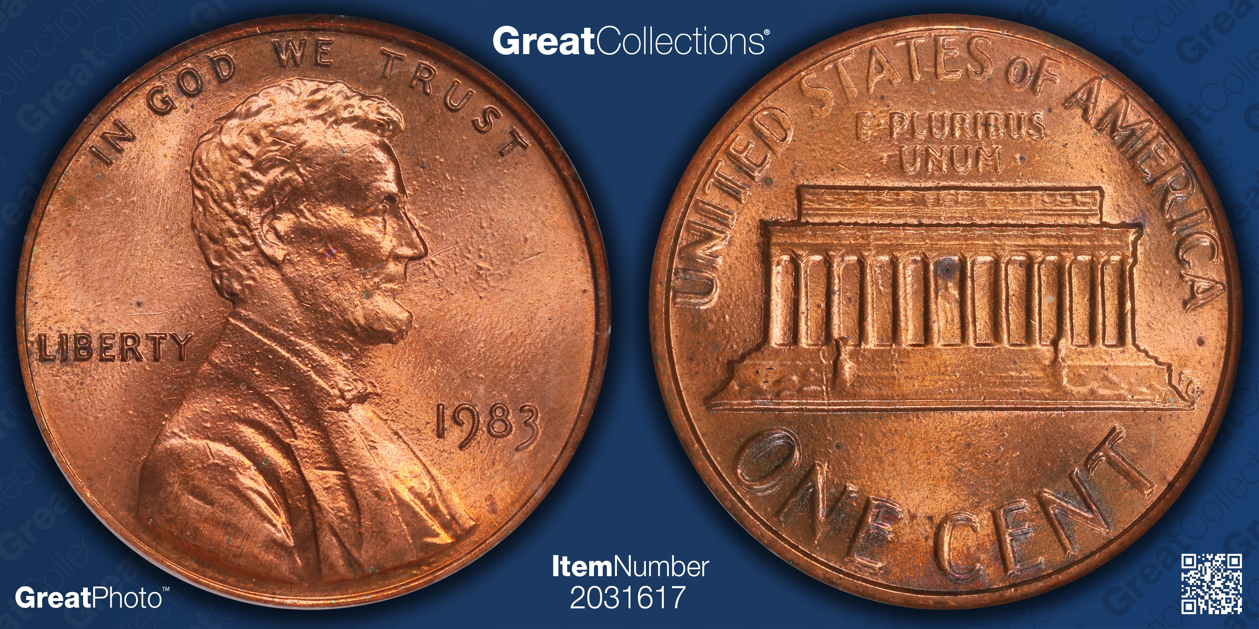 1983 Lincoln Cent Doubled Die Reverse NGC MS-67 RD (Item 2031617 ...