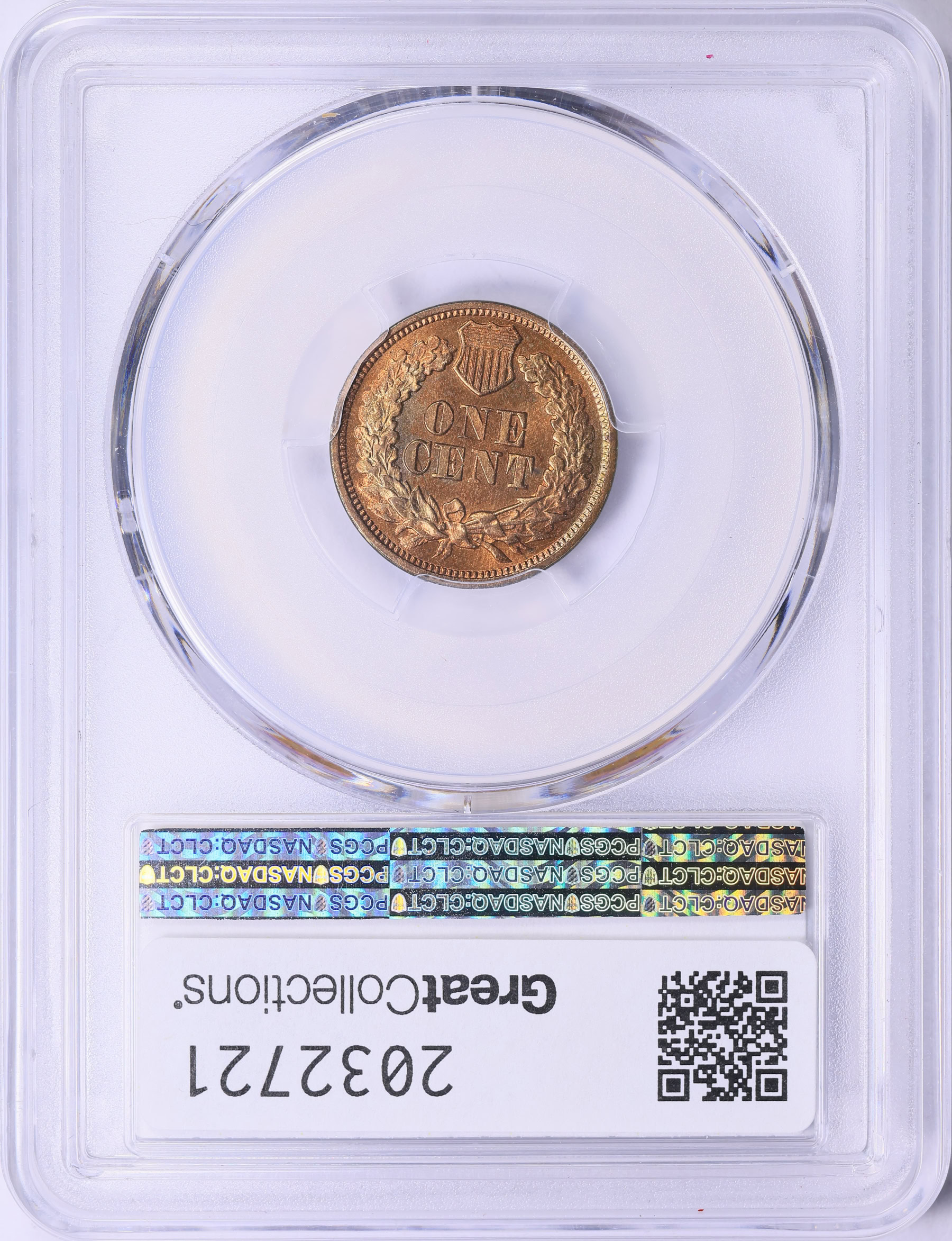1867 Indian Cent PCGS MS-64 RD (Item 2032721) | GreatCollections Coin ...
