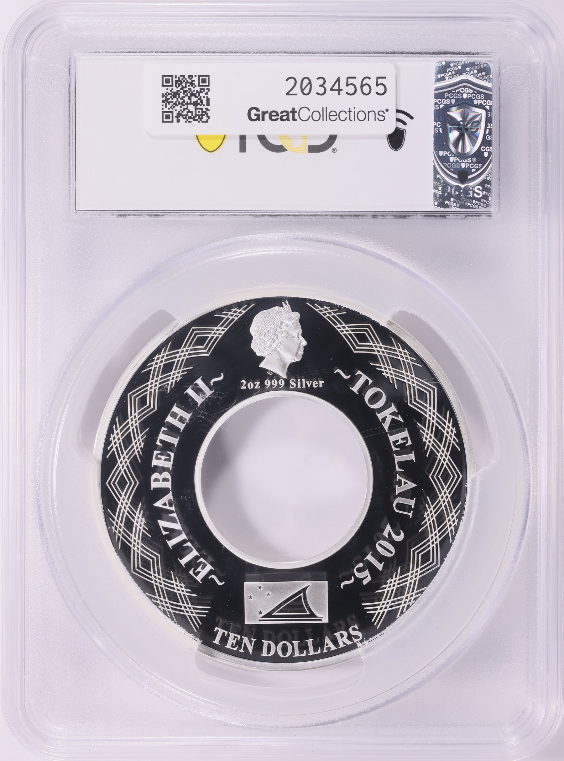 Tokelau Islands 2015 Colorized Silver $10 Year of the Goat, Elemental ...
