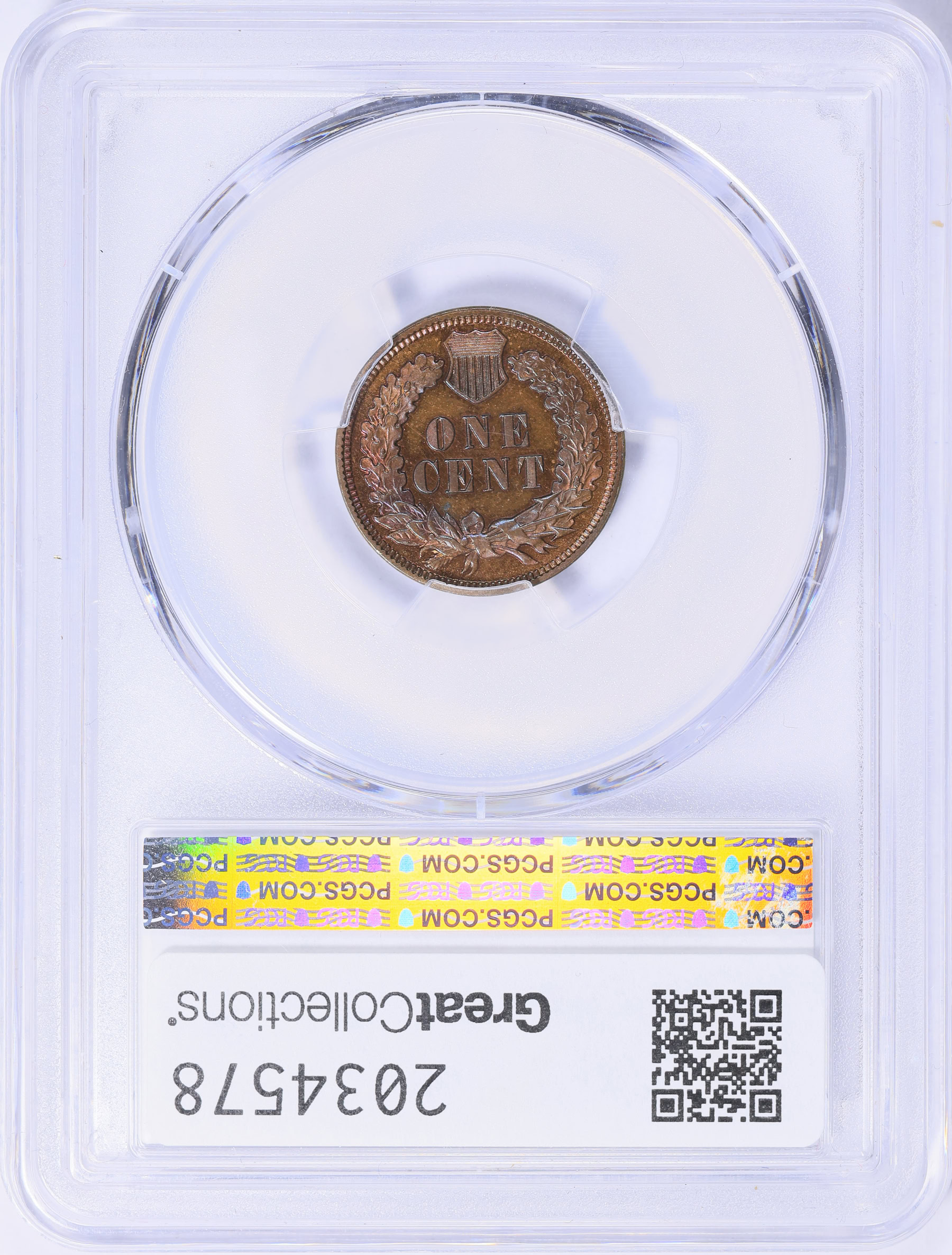 1894 Indian Cent PCGS Proof-65 BN (Toned) (The Larry Shepherd ...