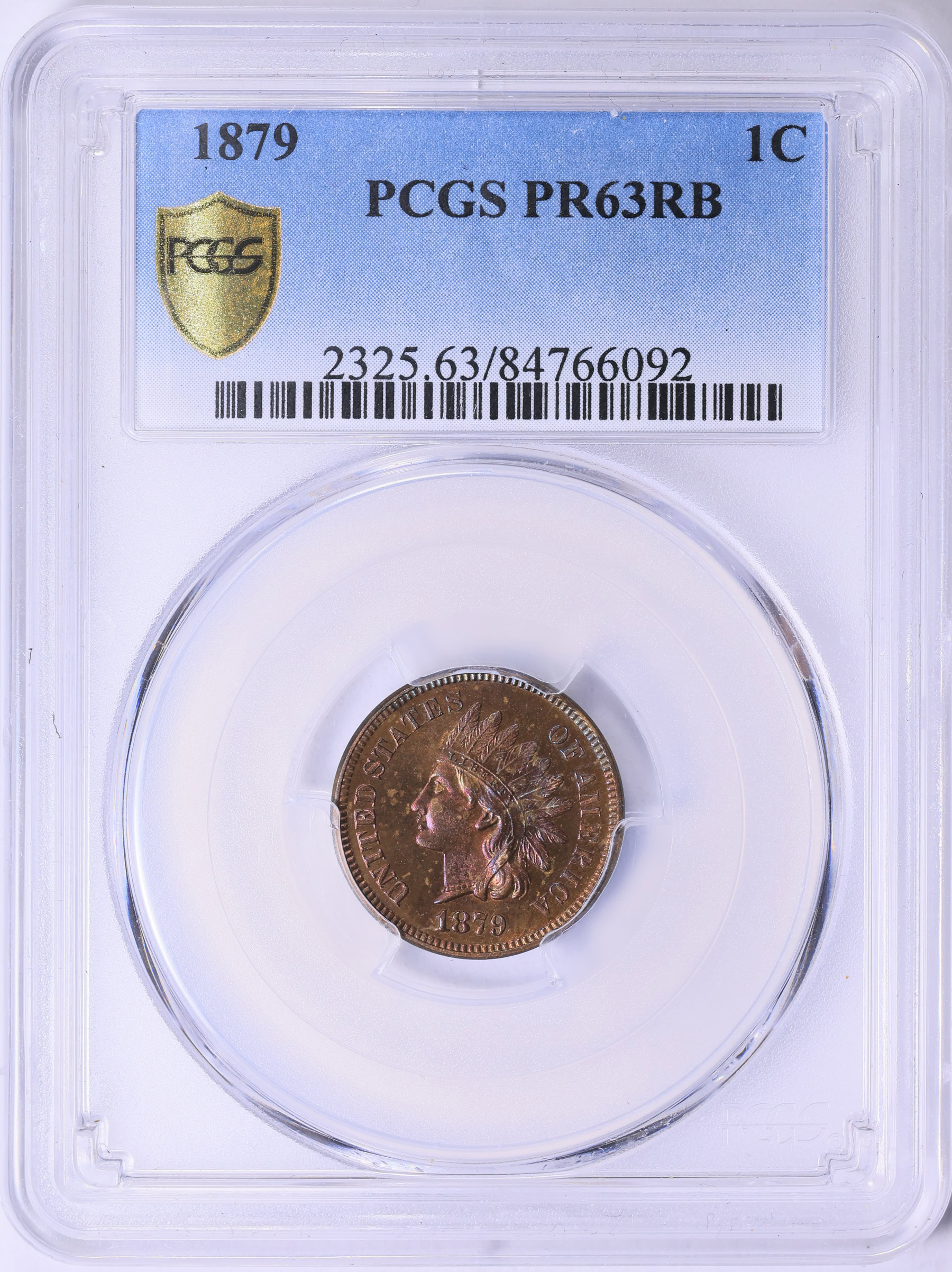 1879 Indian Cent PCGS Proof-63 RB (Toned) (Item 2034600 ...