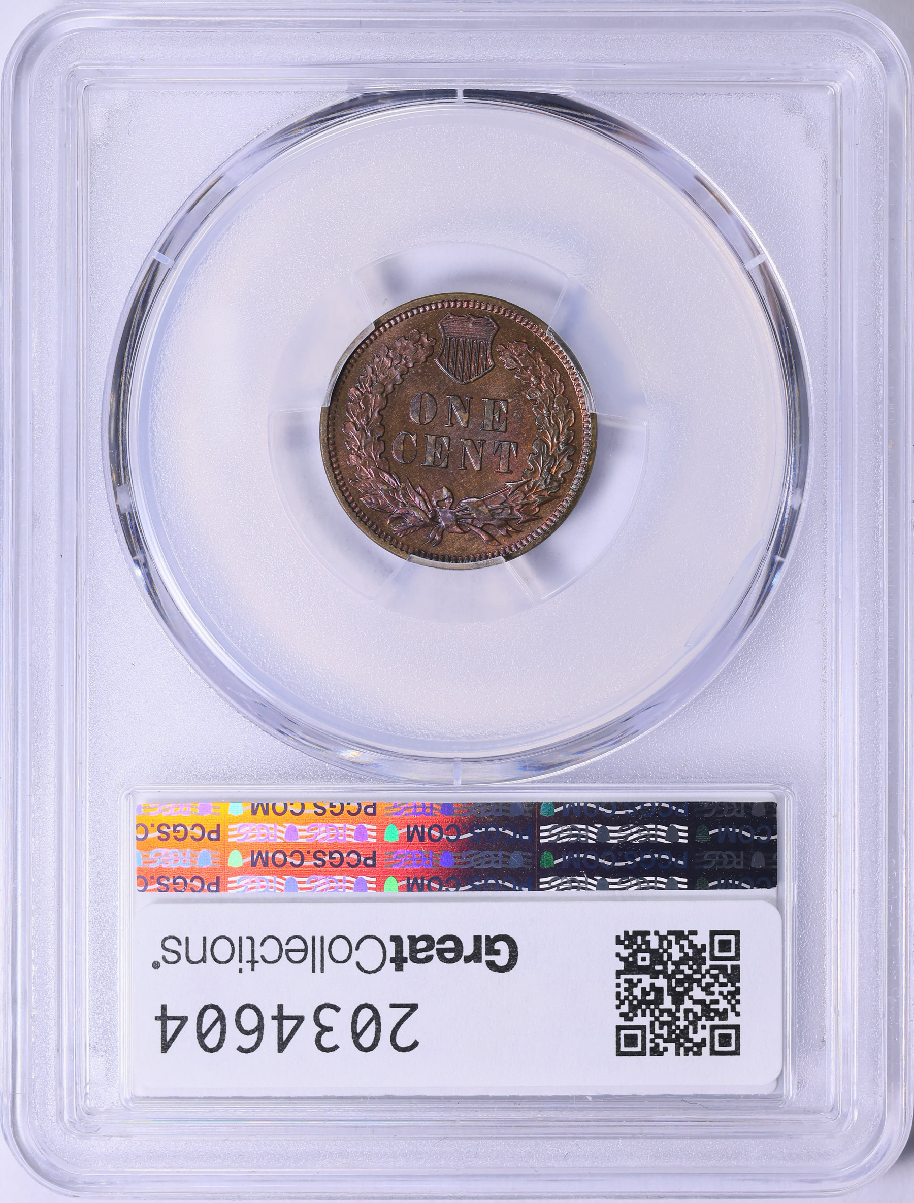 1906 Indian Cent PCGS Proof-65 BN (Toned) (The Larry Shepherd ...