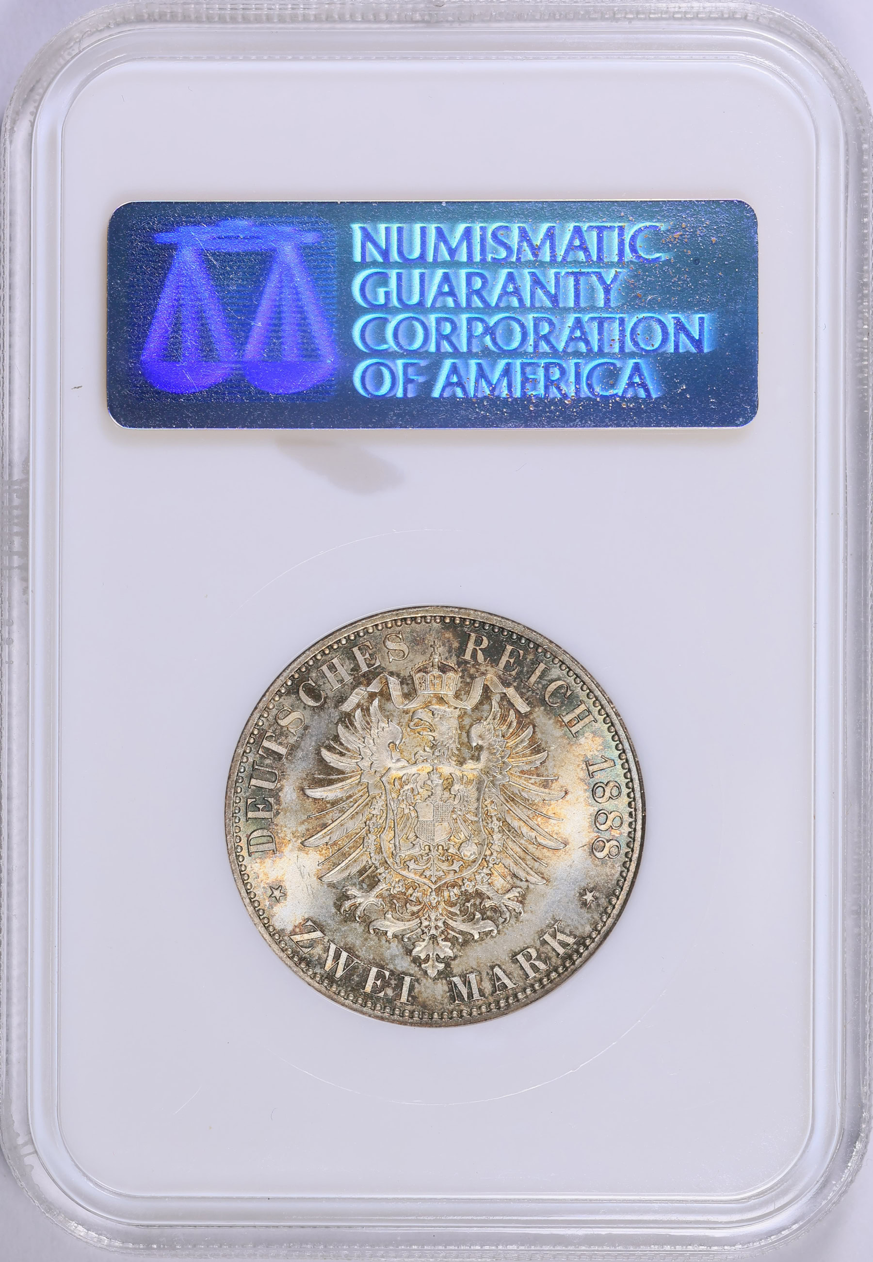 Germany - Prussia 1888-A Silver 2 Marks Friedrich III KM-510 NGC MS-65 ...
