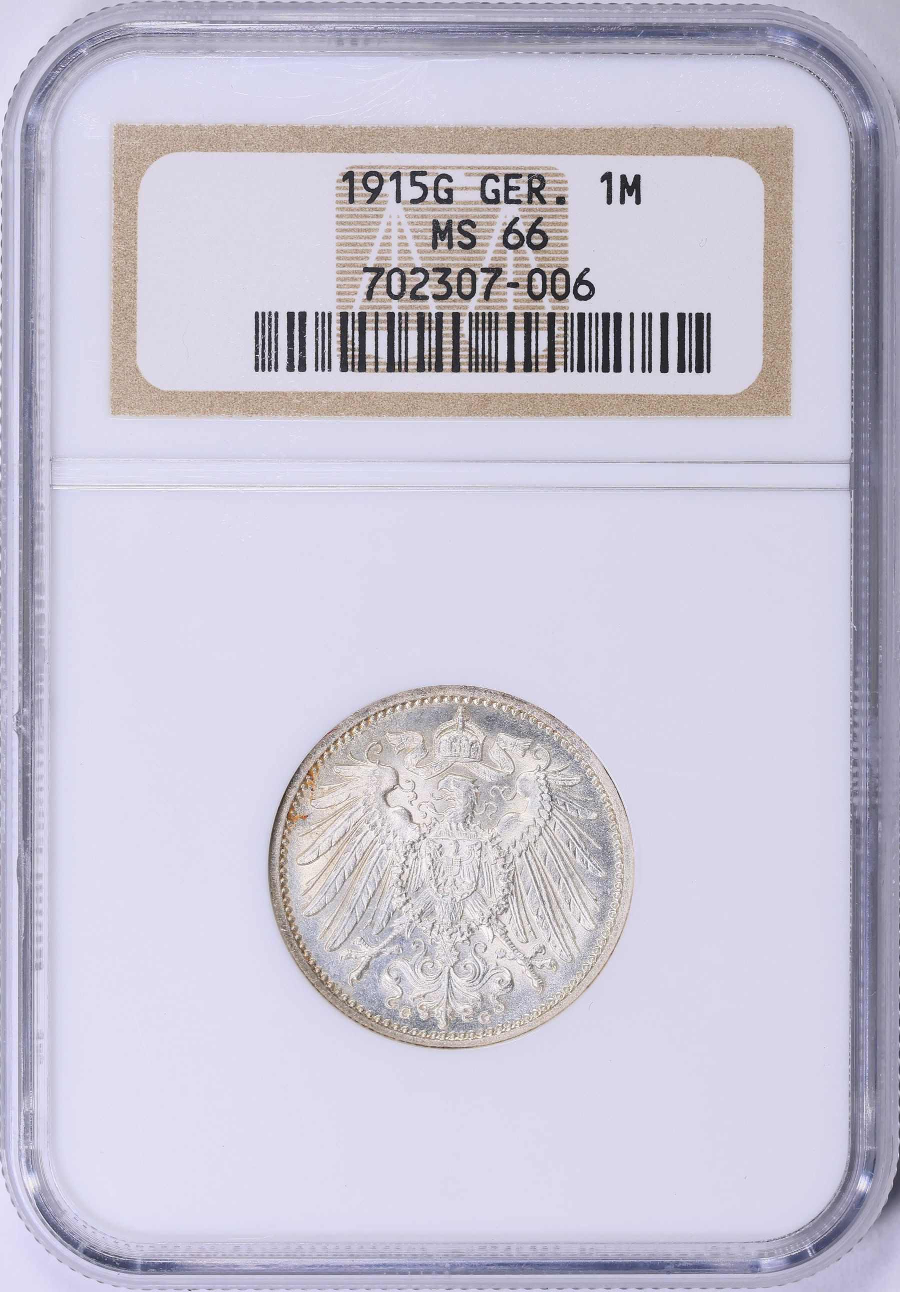 Germany 1915-G Silver Mark KM-14 NGC MS-66 (Item 2034924 ...