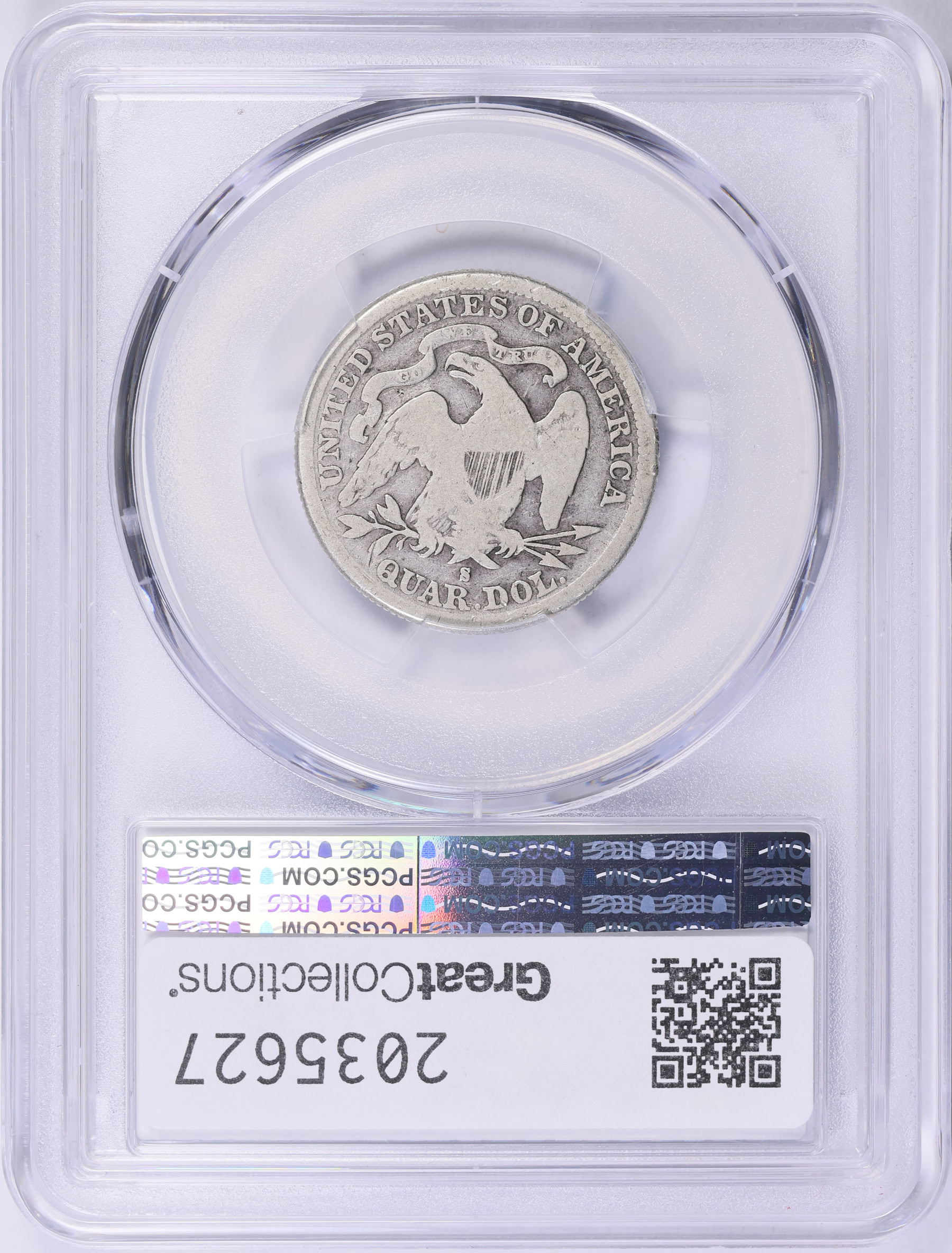 1888-S Seated Liberty Quarter PCGS VG-08 (Item 2035627 ...