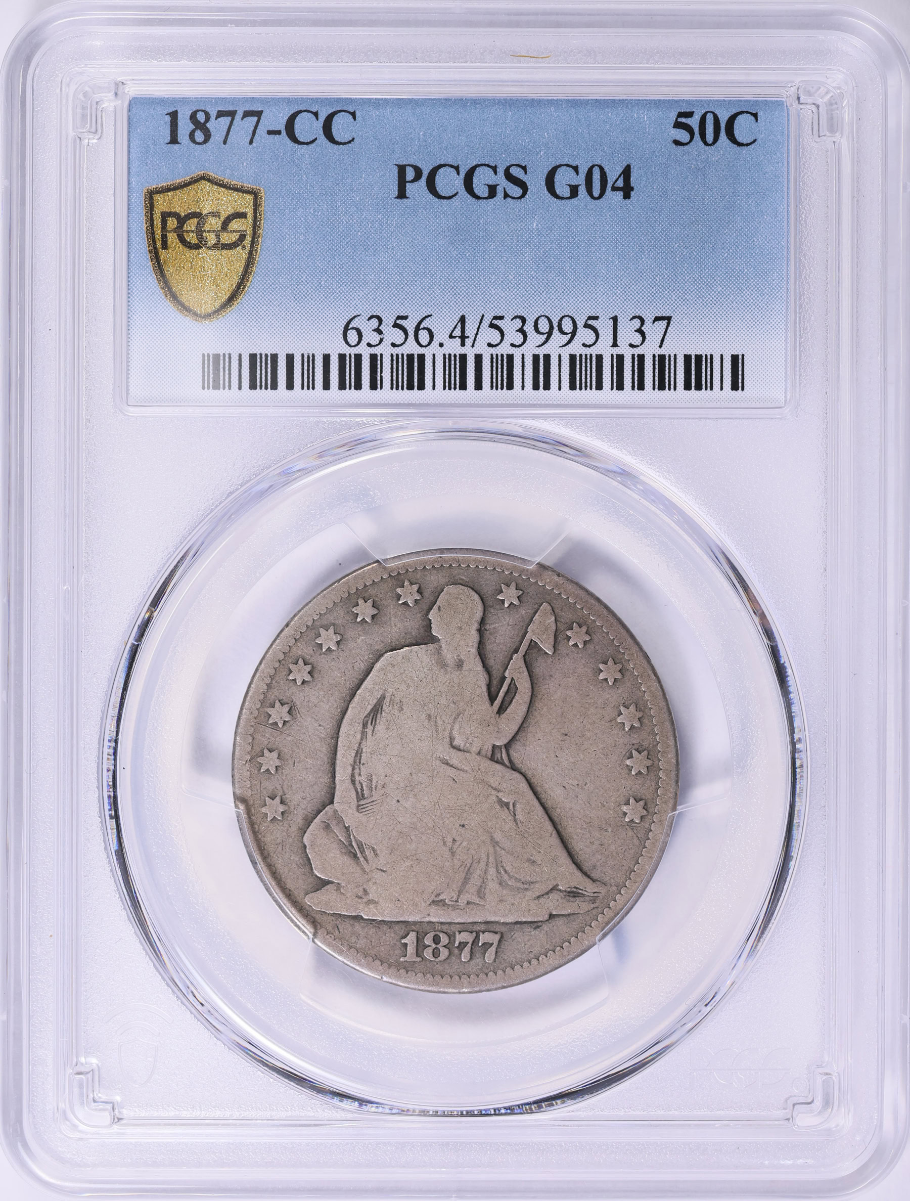 1877-CC Seated Liberty Half Dollar PCGS G-04 (Item 2036120 ...