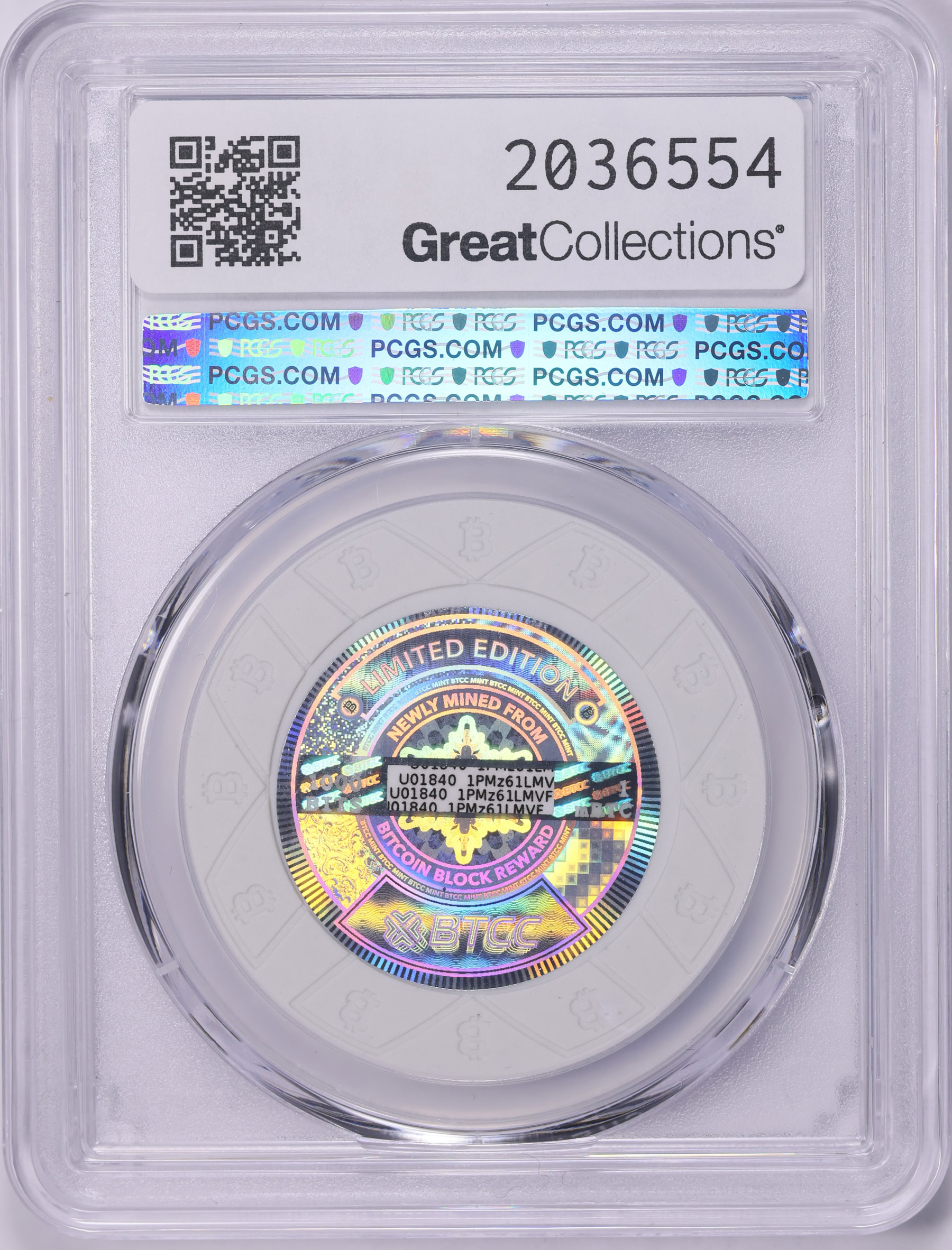 2016 BTCC White 1,000 Bits Chip PCGS MS-70 (Item 2036554 ...