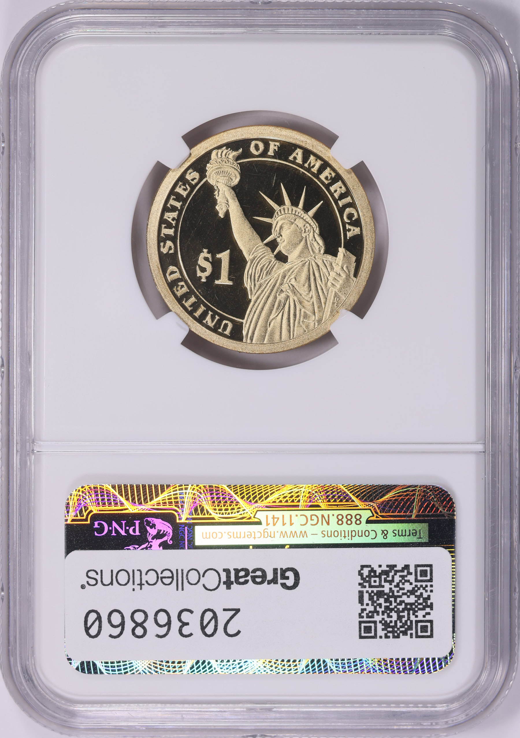 2014-S Presidential Dollar Herbert Hoover Early Releases NGC Proof-69 ...