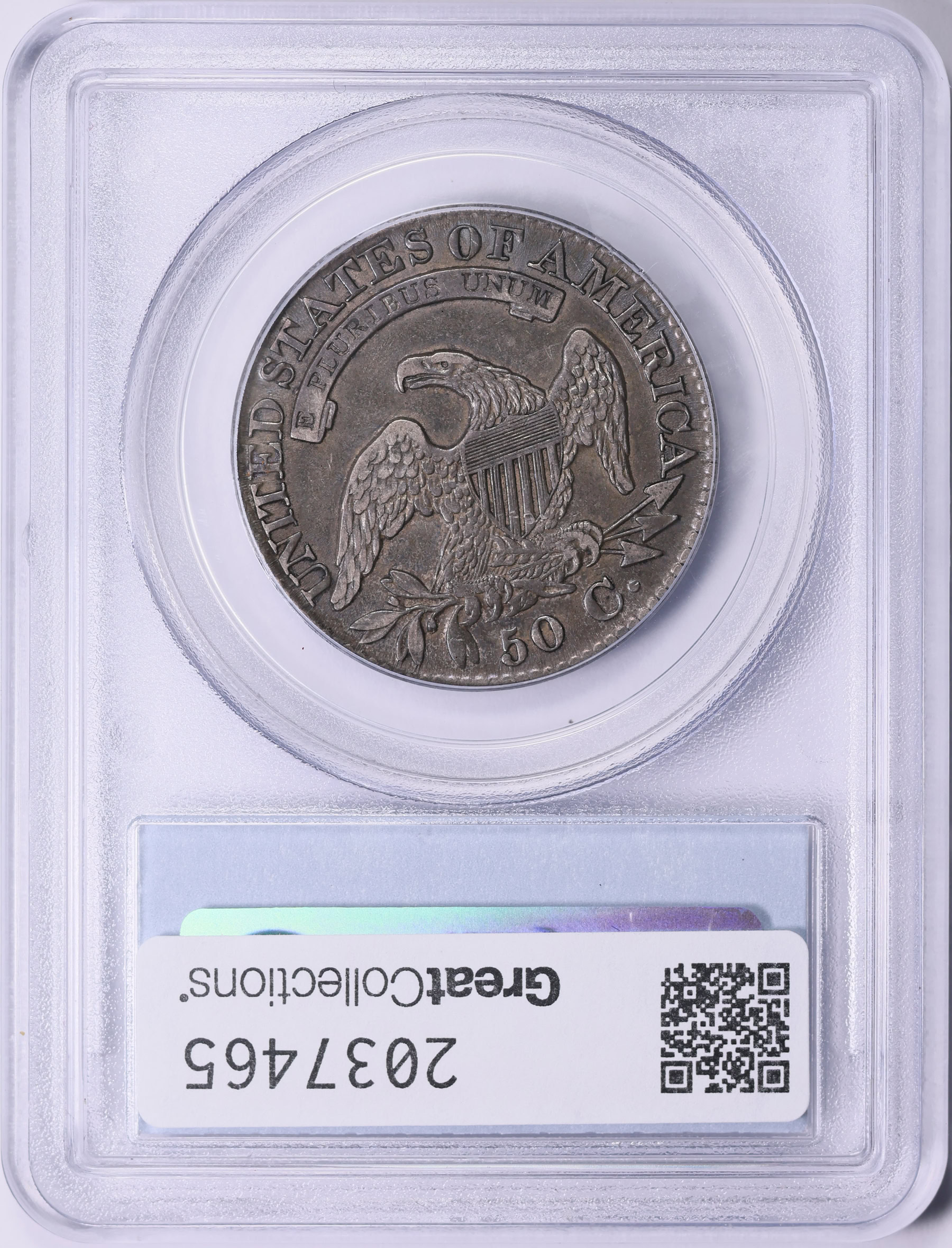1827 Capped Bust Half Dollar Square Base 2 PCGS XF-40 (Item 2037465 ...