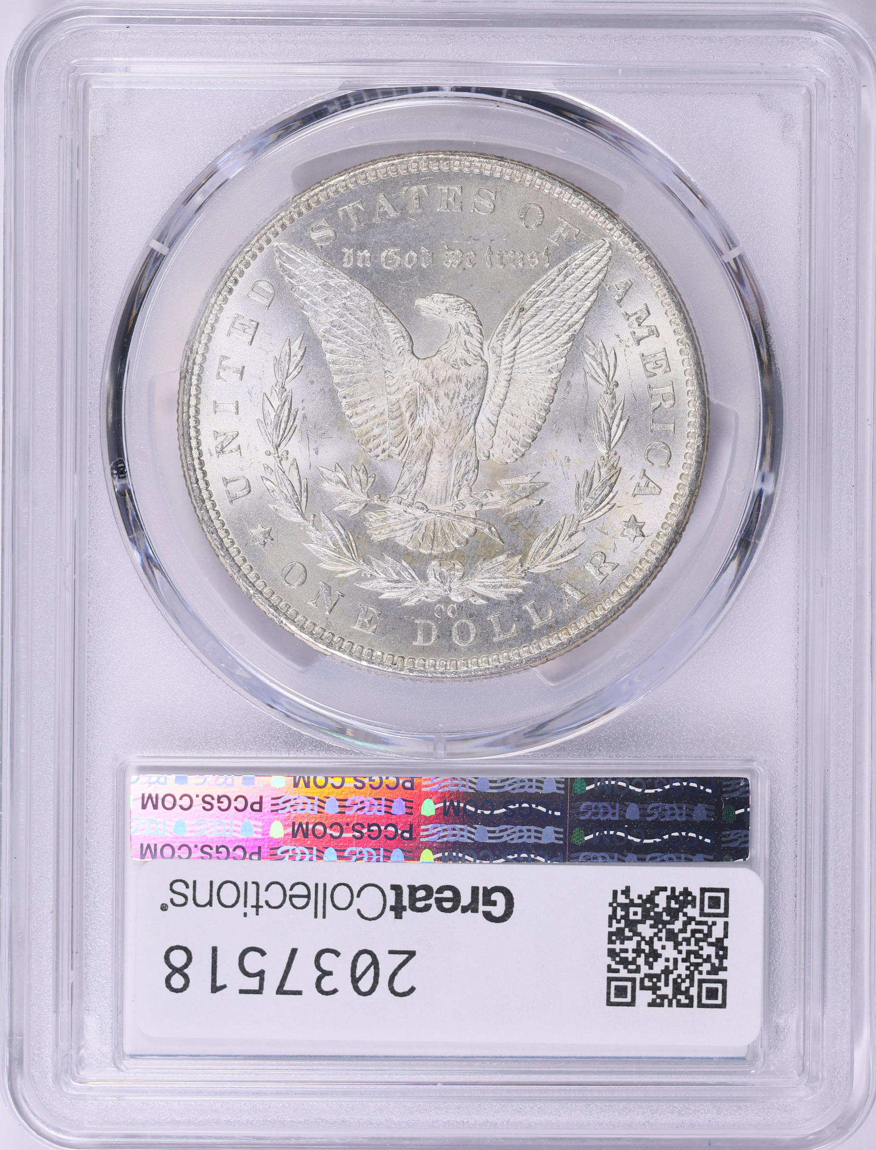 1882-CC Morgan Silver Dollar PCGS MS-64+ (GSA) (Item 2037518 ...