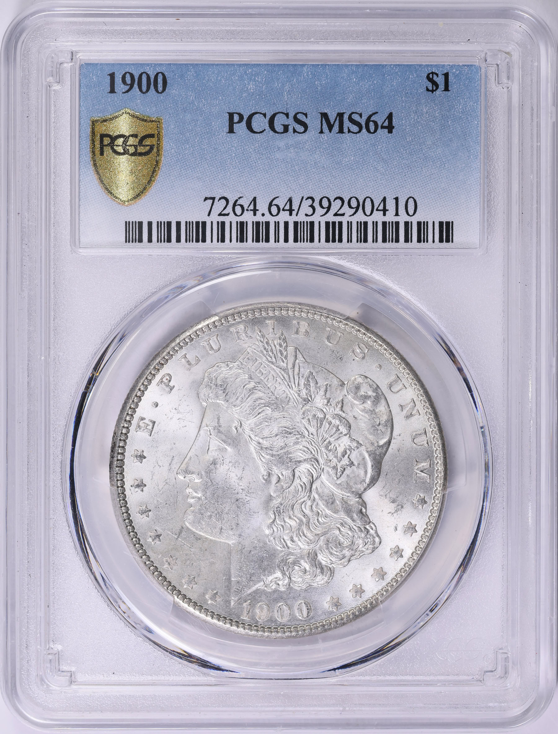 1900 Morgan Silver Dollar PCGS MS-64 (Item 2037623) | GreatCollections ...