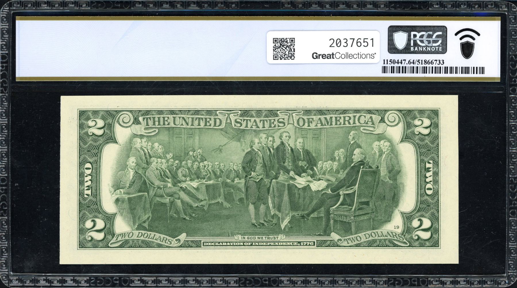 Fr. 1941-B* (B* Block) 2017A $2 New York Federal Reserve Star ...