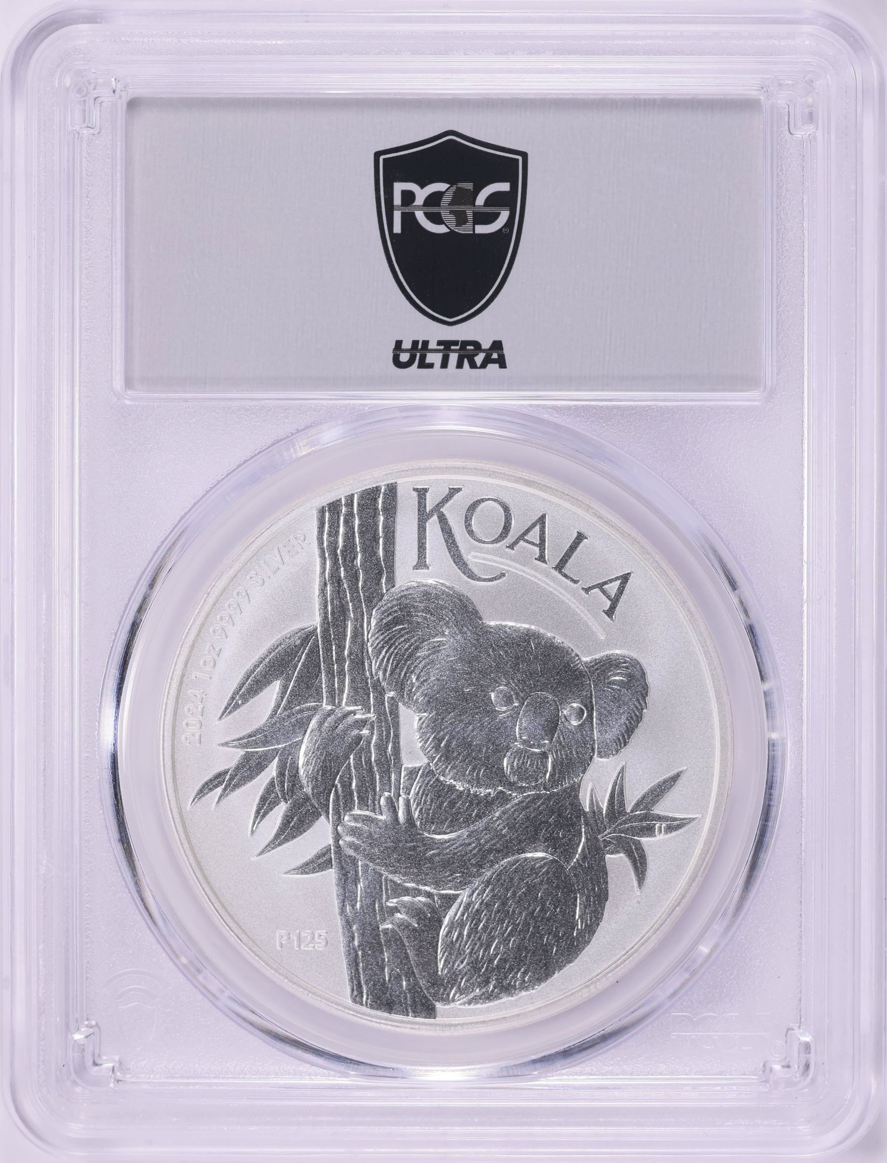 Australia 2024-P125 Silver Dollar Koala PCGS MS-70 (Ultra Breaks Label ...