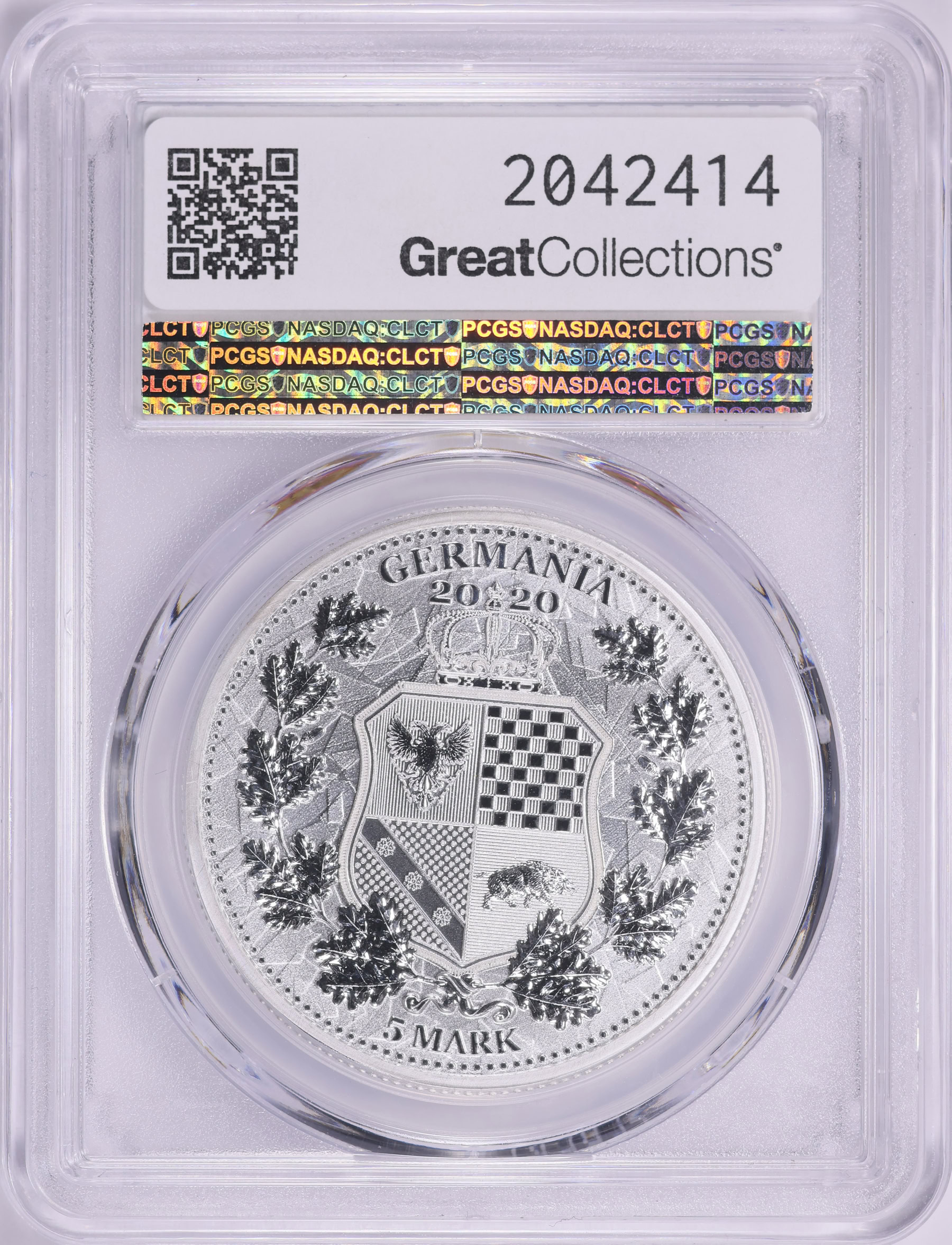 Germania 2020 Silver 5 Marks Italia & Germania Fantasy Issue First ...