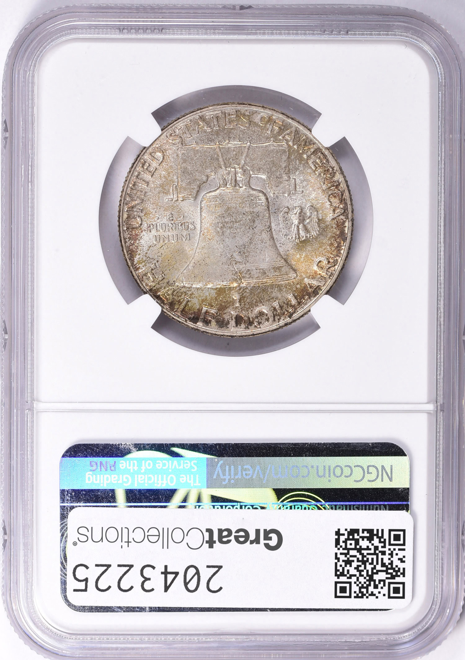 1952 Franklin Half Dollar NGC MS-66+ FBL (Toned) (Item 2043225 ...
