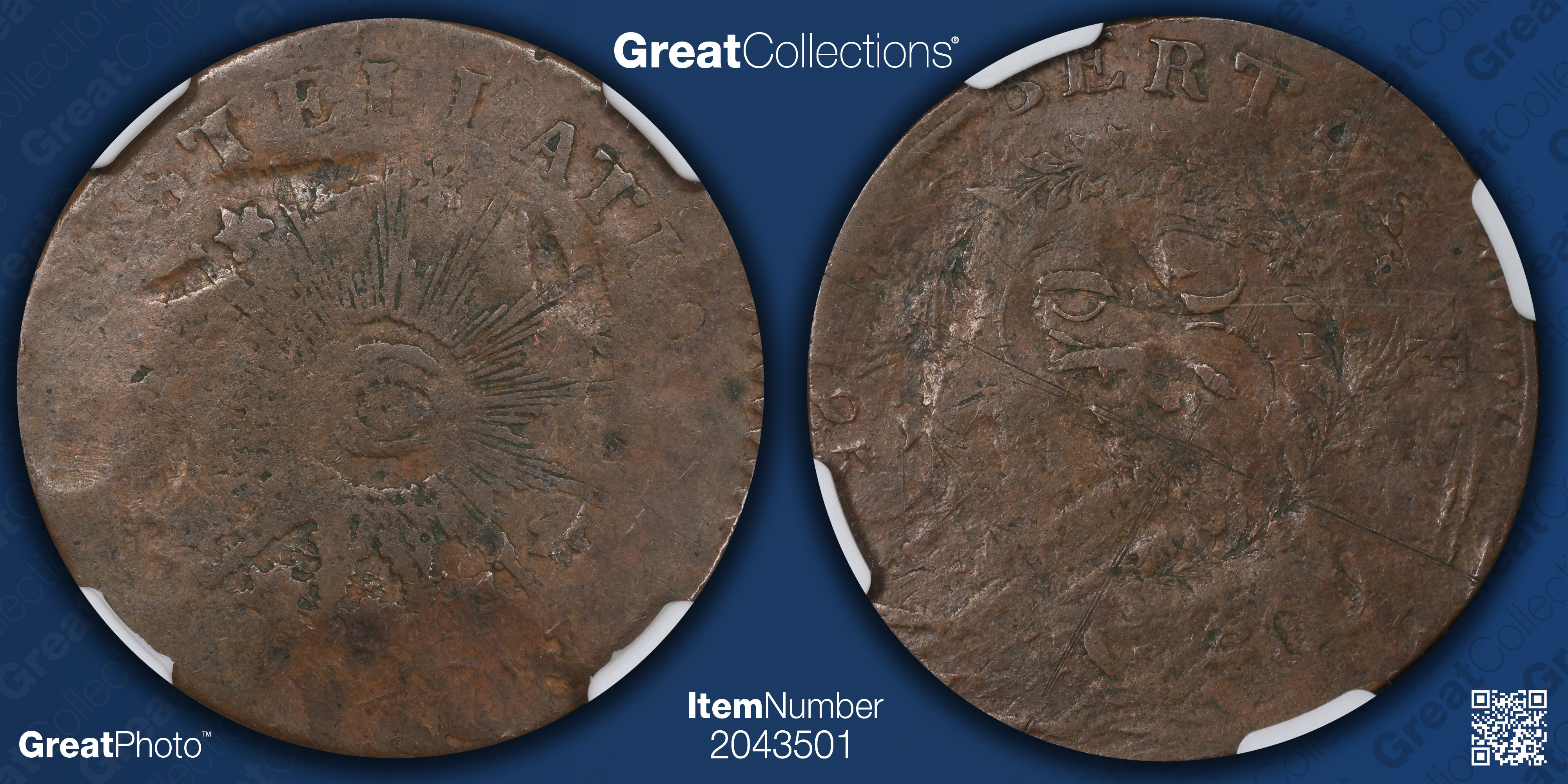 1785 Nova Constellatio Large Date Pointed Rays NGC Fine Details (Item ...
