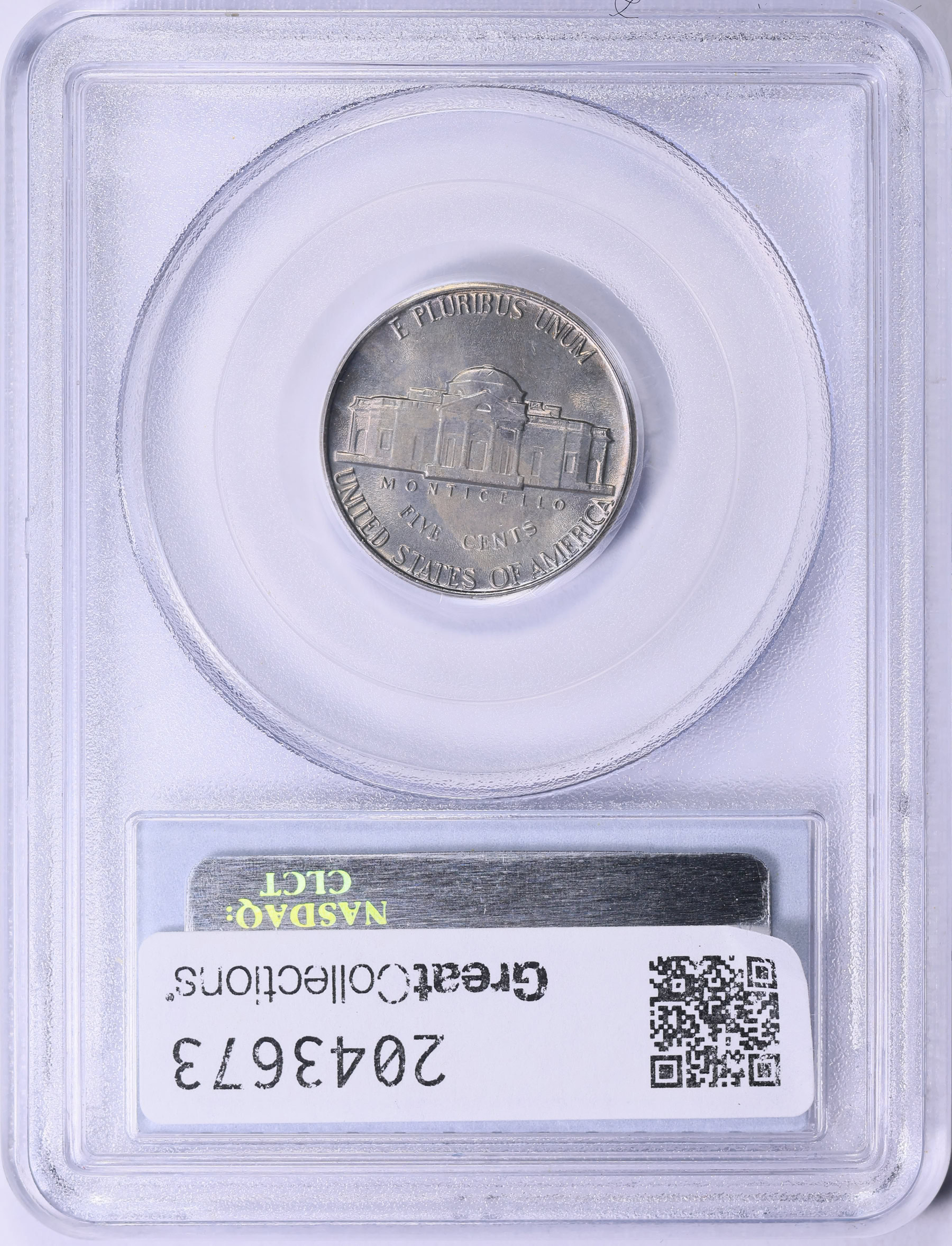 1981-P Jefferson Nickel PCGS MS-66 FS (Item 2043673) | GreatCollections ...