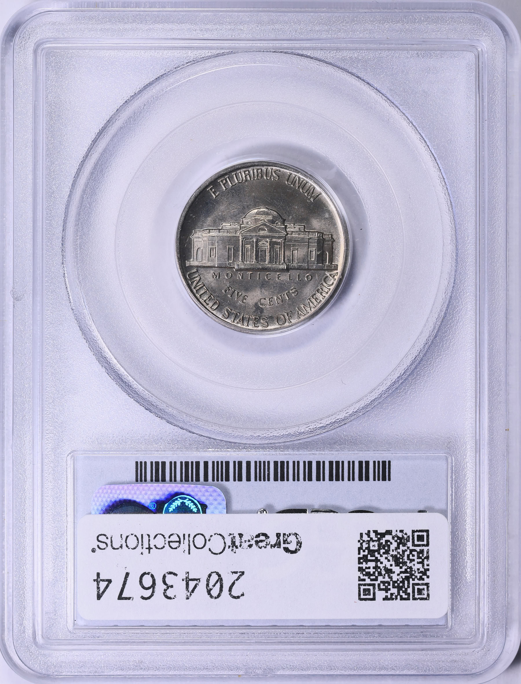 1983-D Jefferson Nickel PCGS MS-66 FS (Item 2043674) | GreatCollections ...