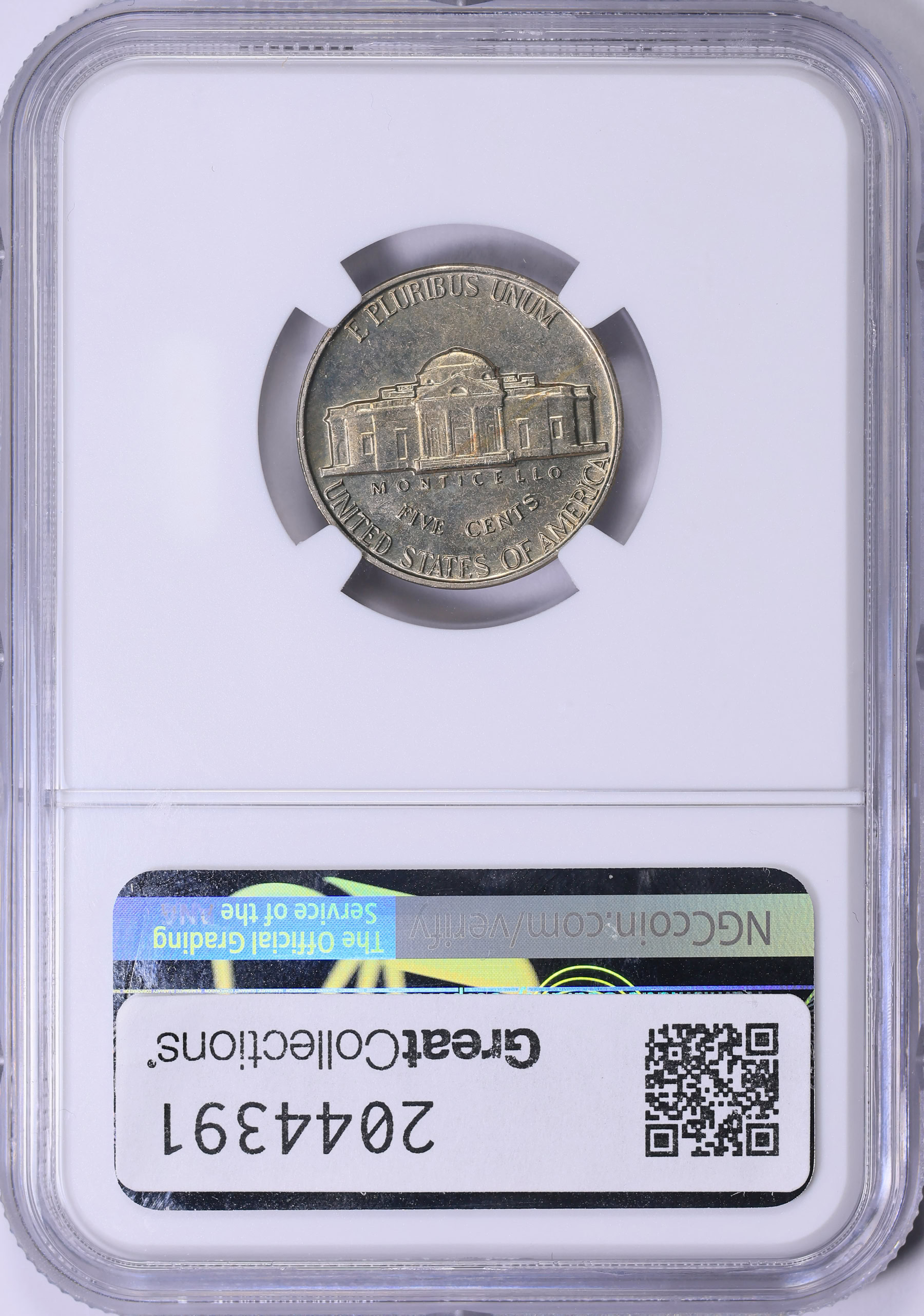 1963 Jefferson Nickel NGC MS-65 (Item 2044391) | GreatCollections Coin ...