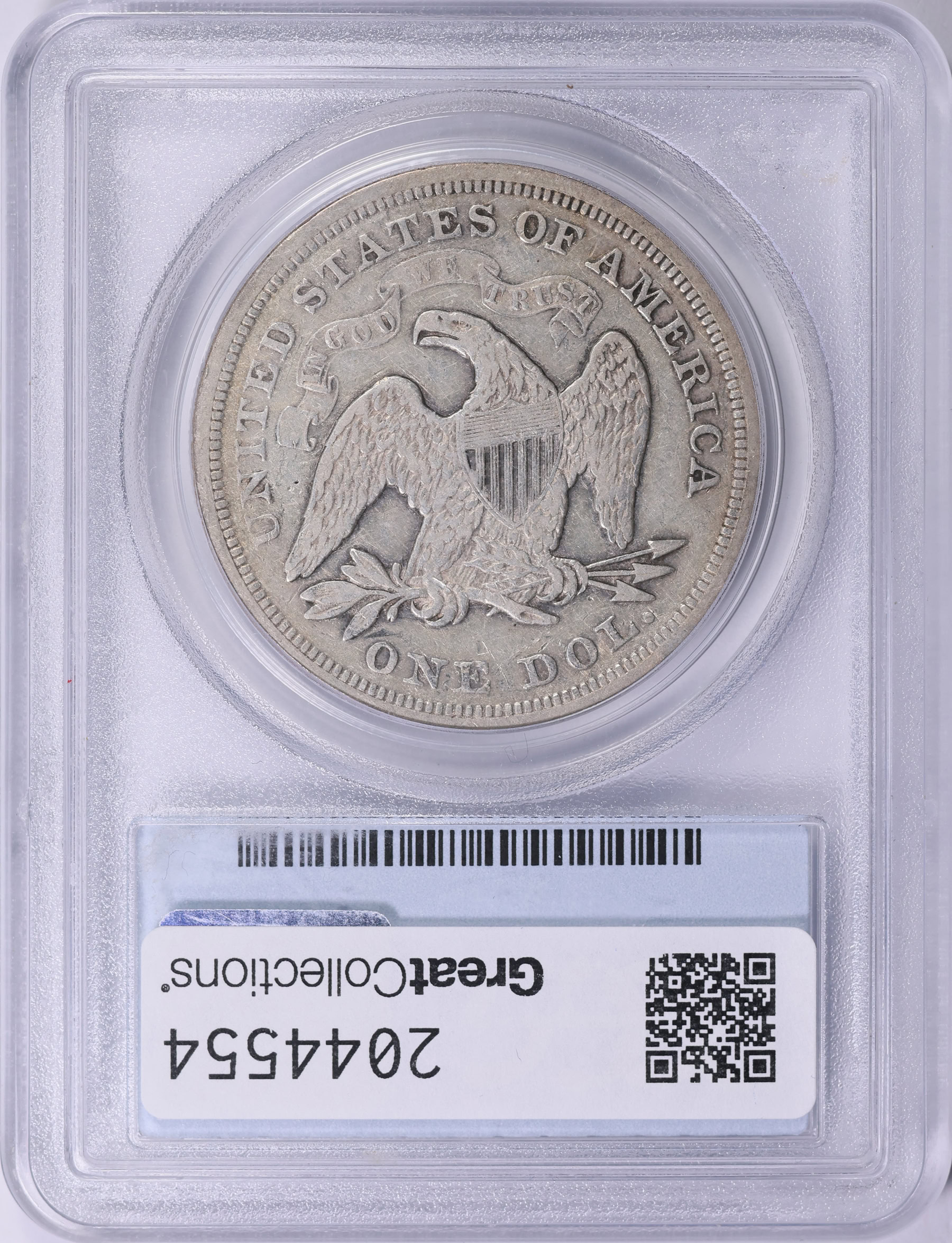 1871 Seated Liberty Silver Dollar PCGS VF-30 (Item 2044554 ...