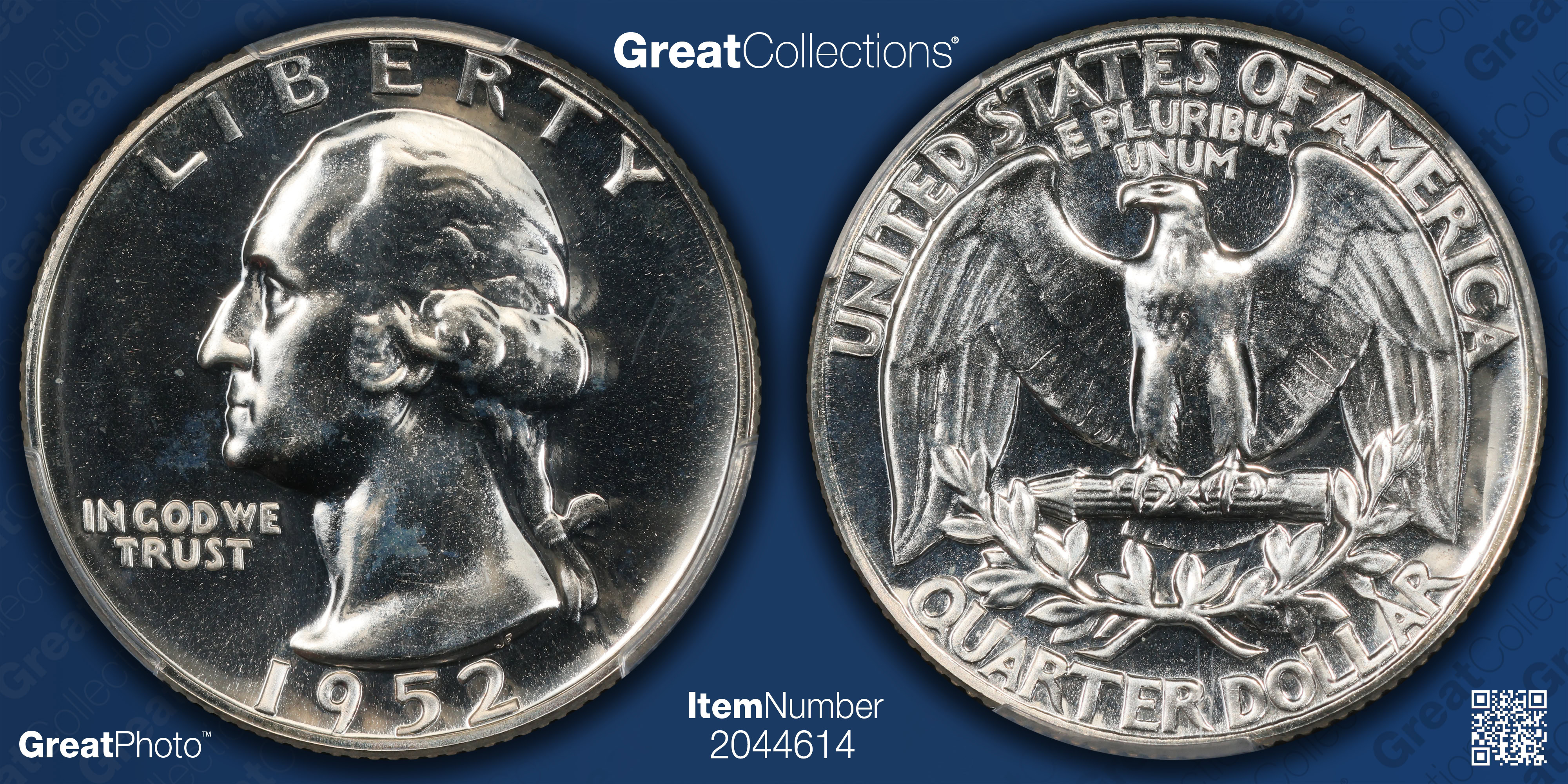 1952 Washington Quarter Superbird FS-901 PCGS Proof-67 (Item 2044614 ...