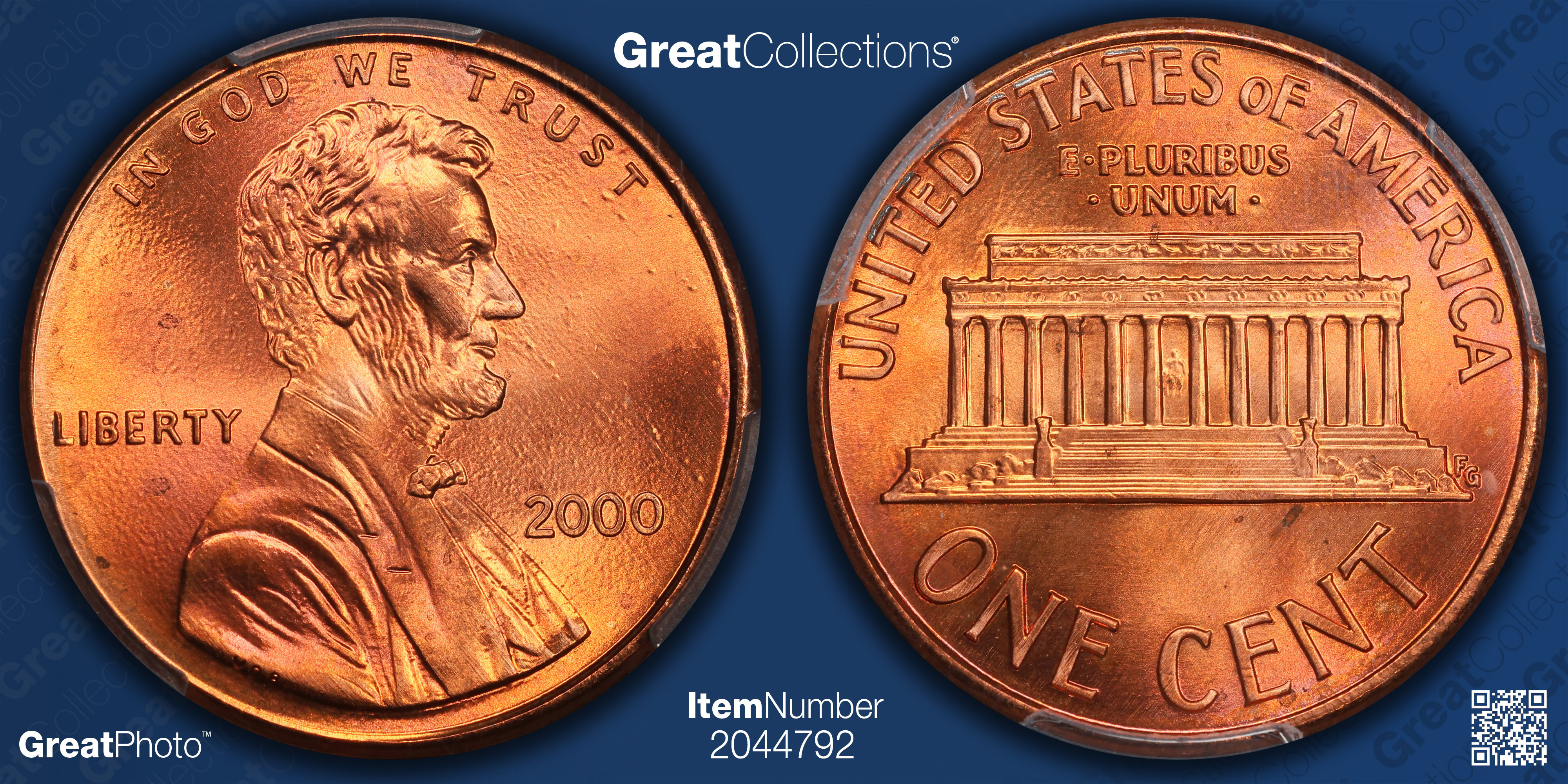 2000 Lincoln Cent Wide AM FS-901 PCGS MS-67 RD (Item 2044792 ...