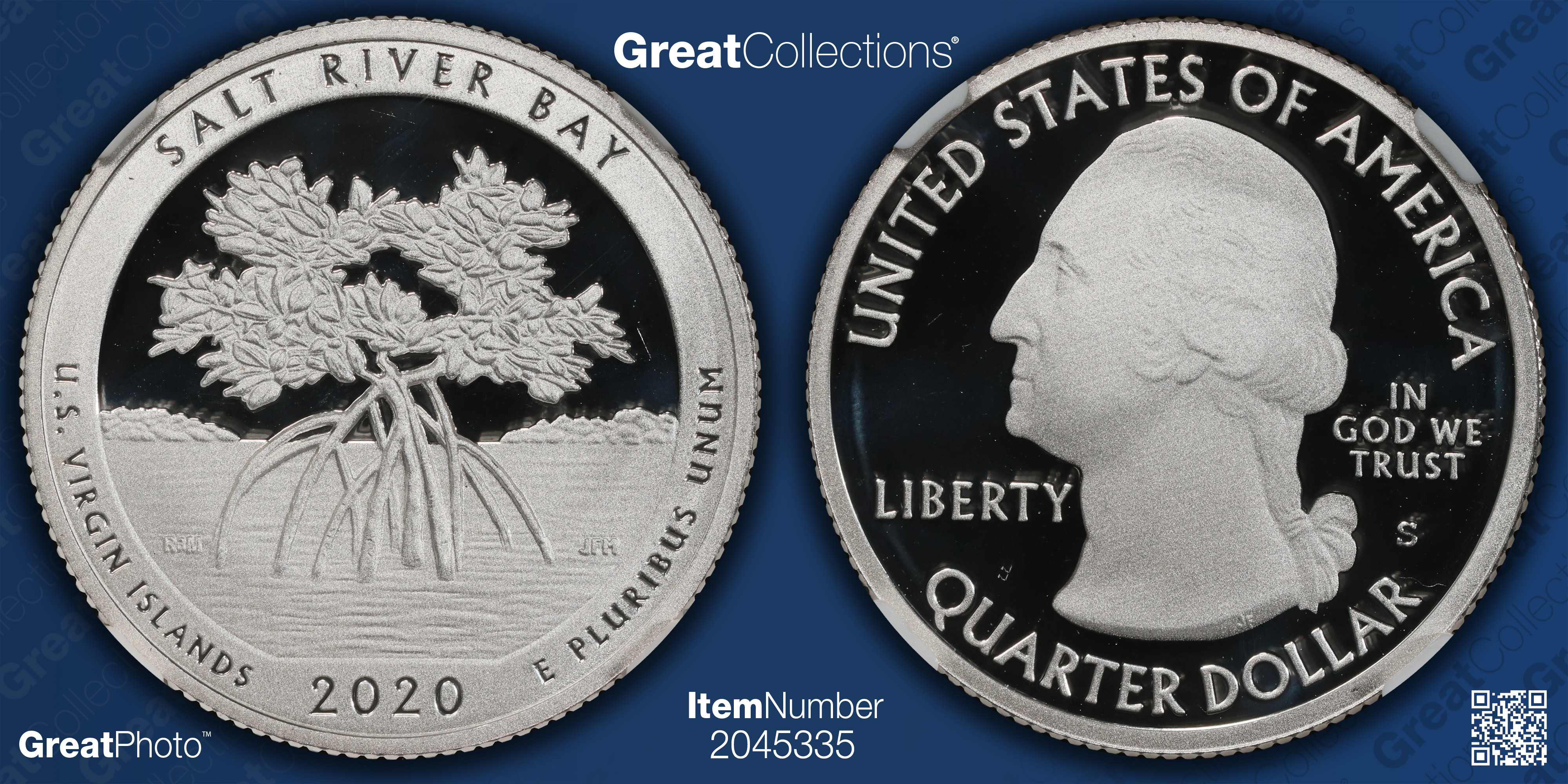 2020-S America the Beautiful Quarter Salt River Bay National Park ...