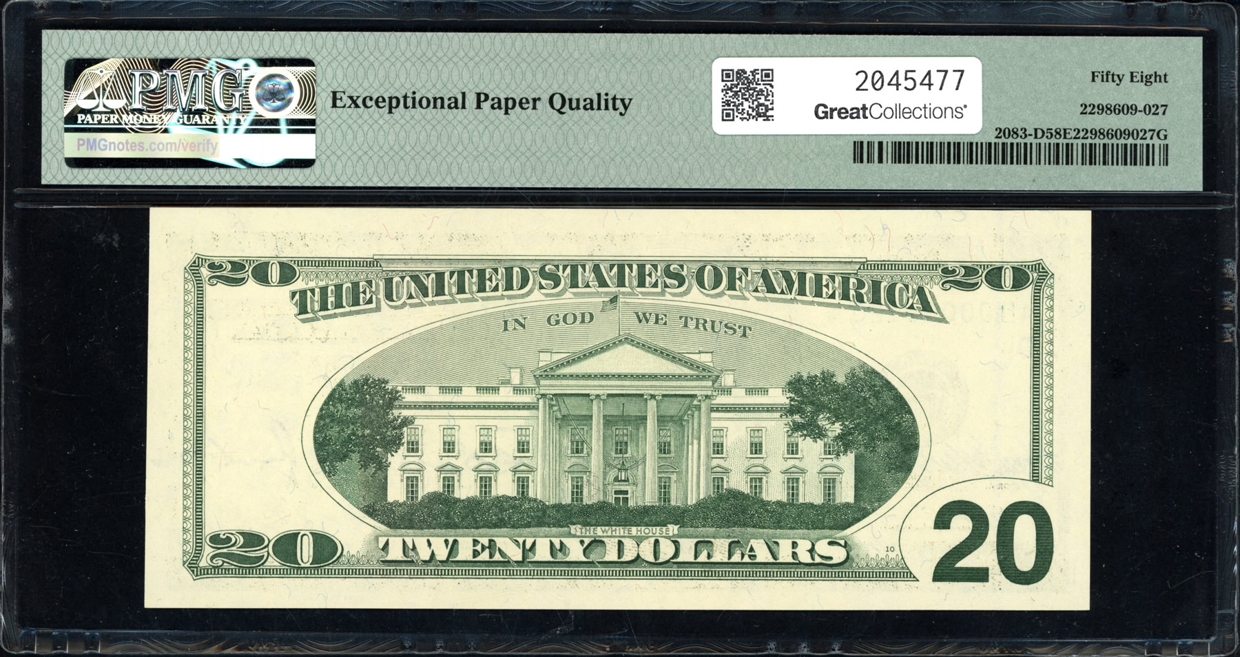 Fr. 2083-D (ADA Block) 1996 $20 Cleveland Federal Reserve Note *Very ...
