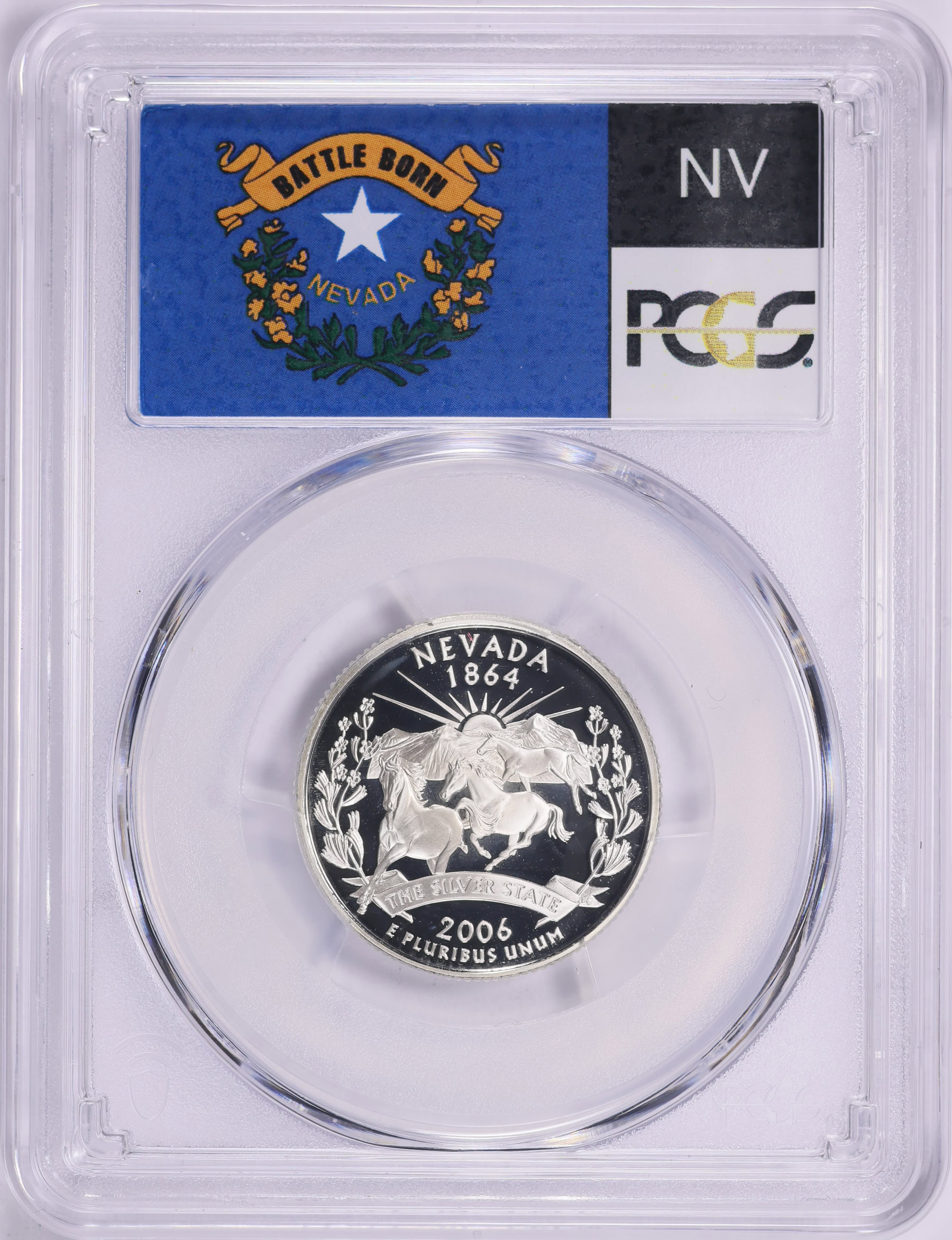 2006-S State Quarter Nevada Silver PCGS Proof-70 DCAM (Item 2045544 ...
