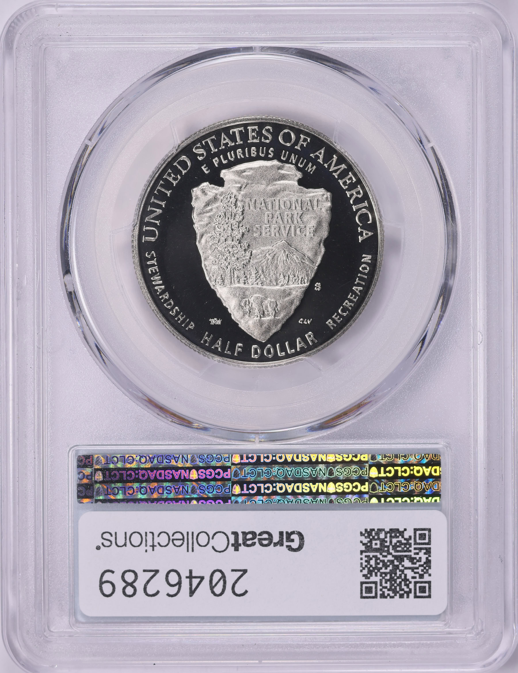 2016-S National Park Service 100th Anniversary Clad Half Dollar First ...