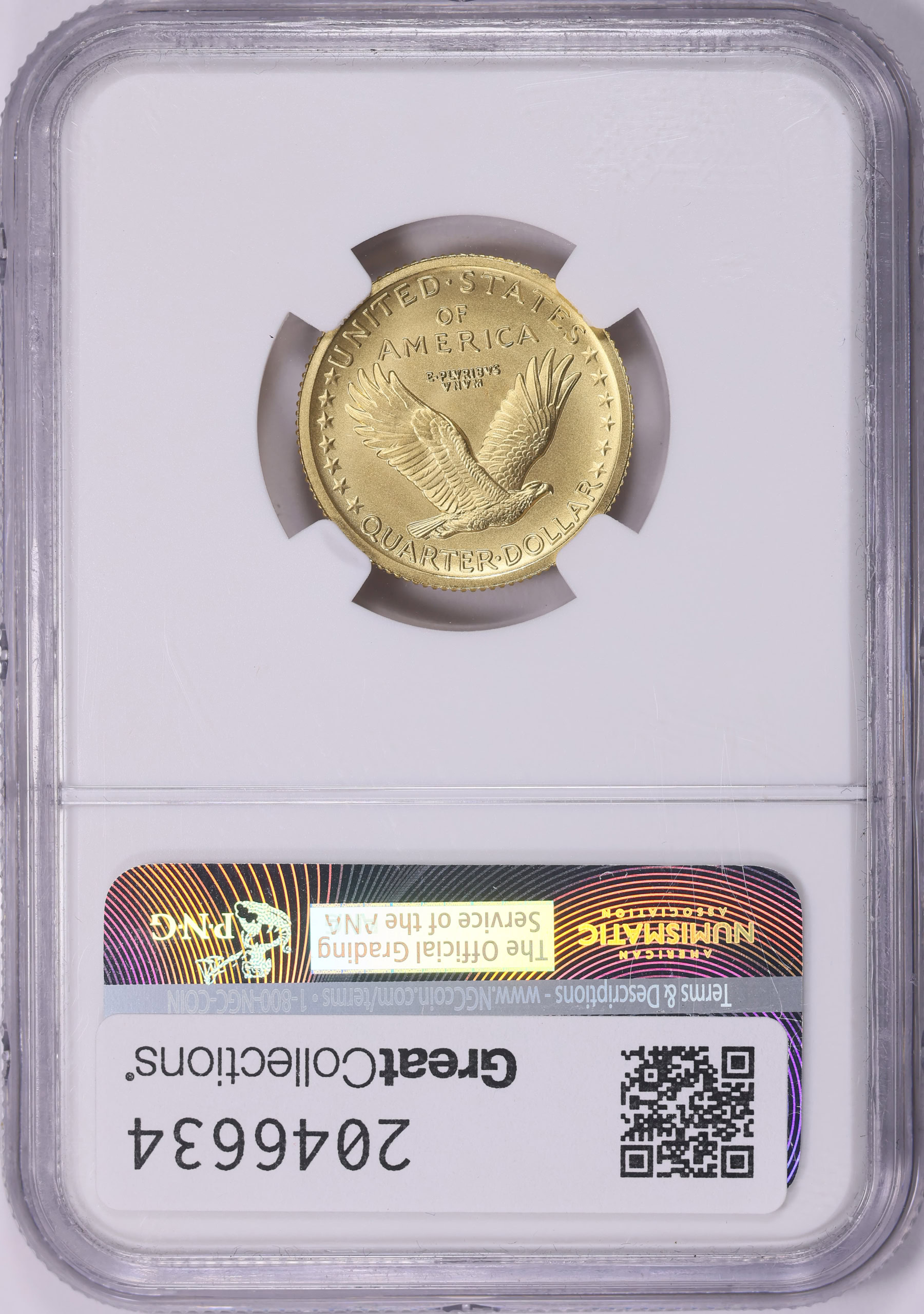 2016-W Standing Liberty Quarter 100th Anniversary Gold Early Releases ...