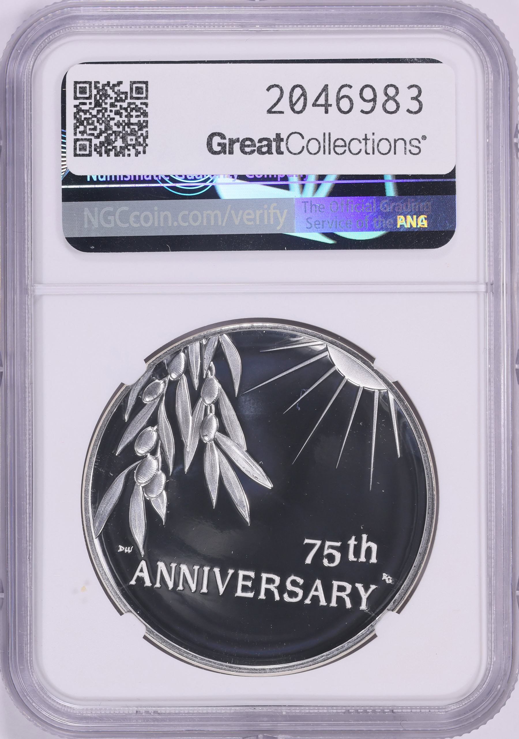 (2020) End of World War II 75th Anniversary Silver Medal NGC Proof-70 ...