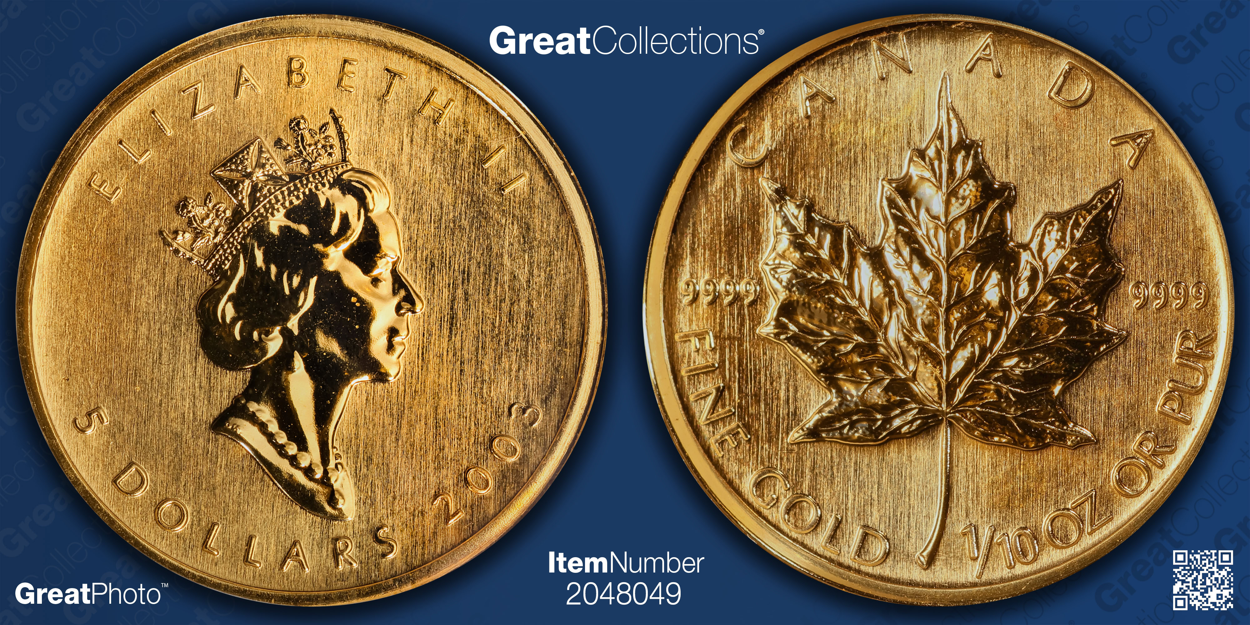 Canada 2003 Gold $5 Maple Leaf KM-188 NGC MS-68 (AGW = 0.1003 oz ...