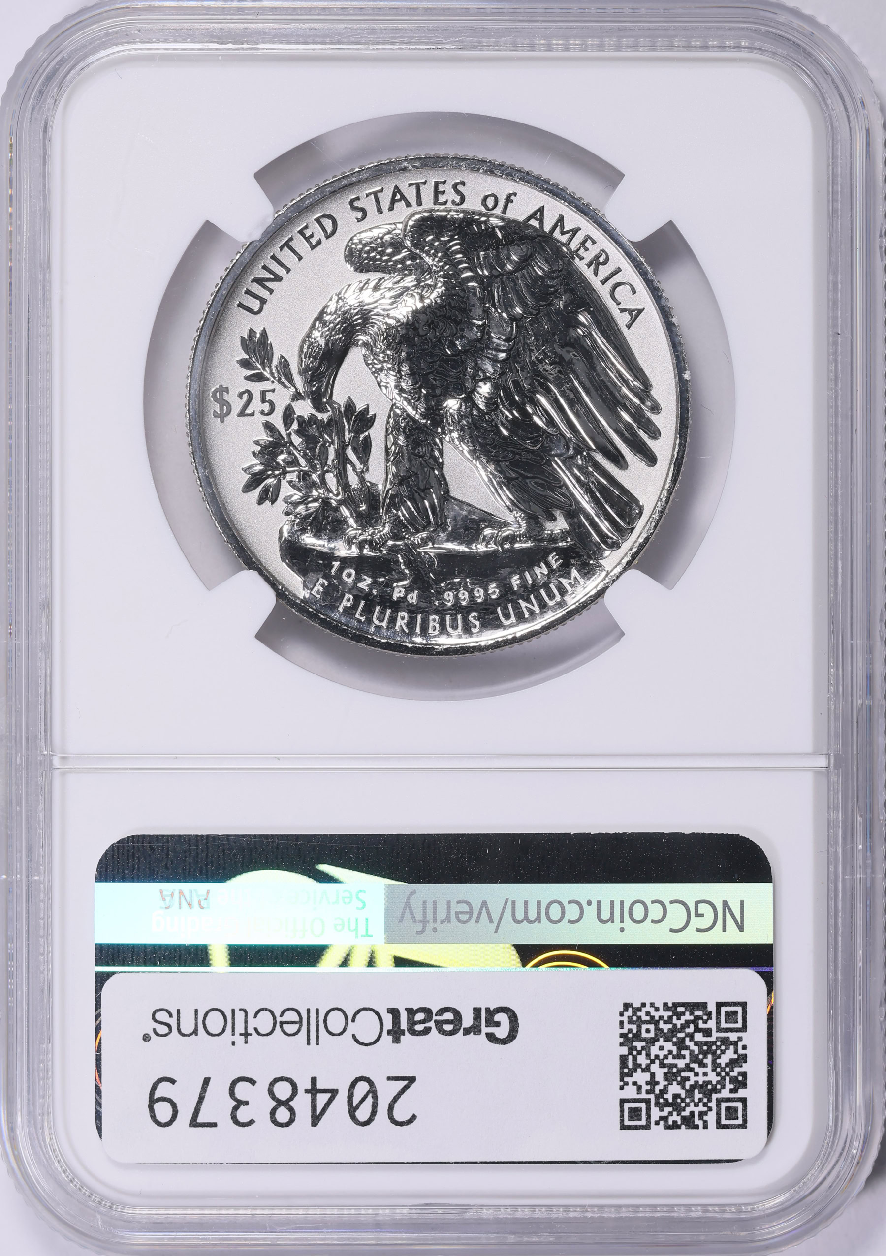 2022-W $25 American Liberty Palladium Reverse Proof NGC Proof-70 (Mike ...