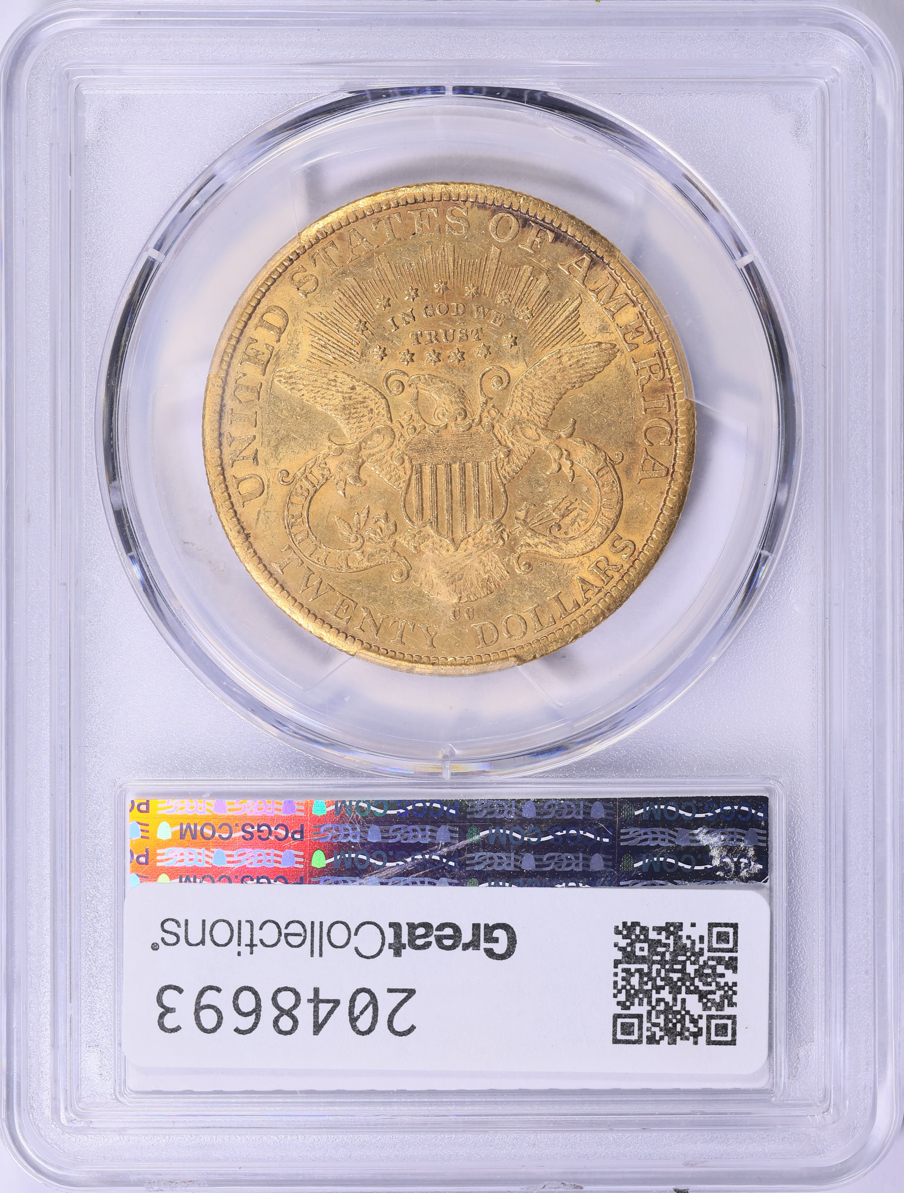 1883-CC Liberty Gold Double Eagle PCGS AU-58 (Item 2048693 ...