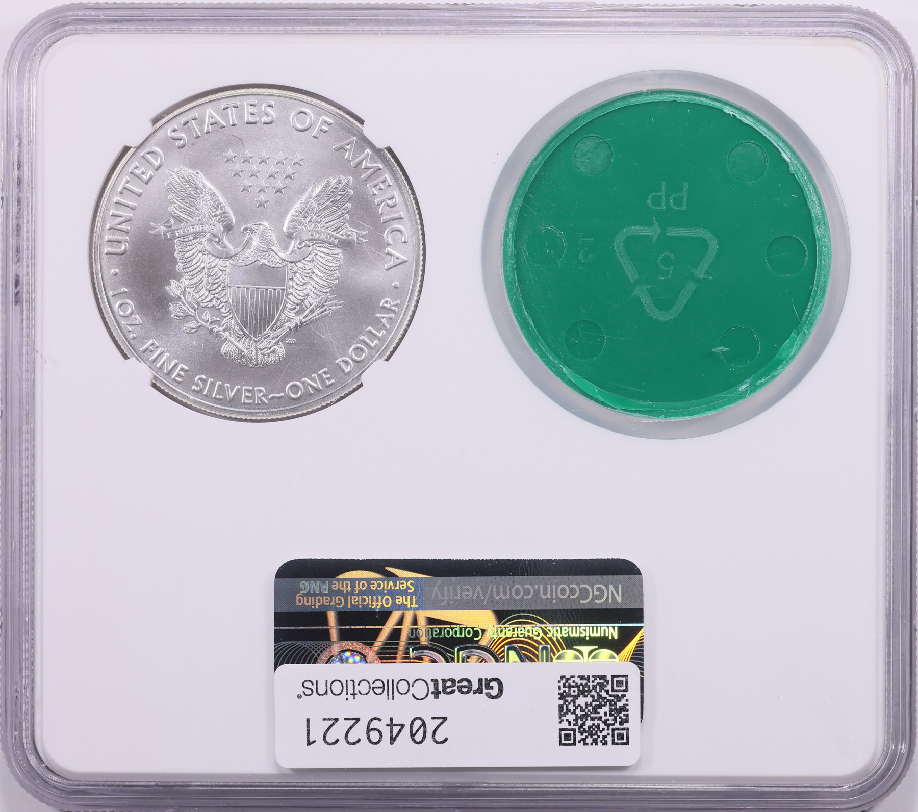2021 $1 Silver Eagle Type 1 NGC MS-70 (With Monster Box Lid) (Curio ...