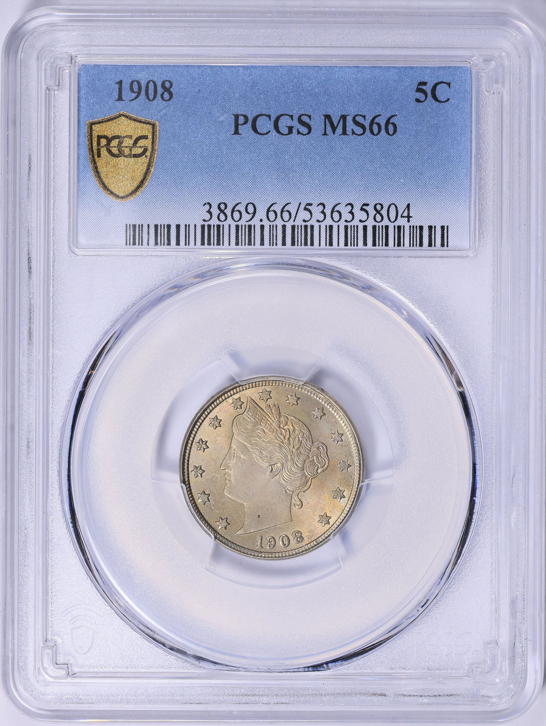 1908 Liberty Nickel PCGS MS-66 (Toned) (Item 2049581 ...