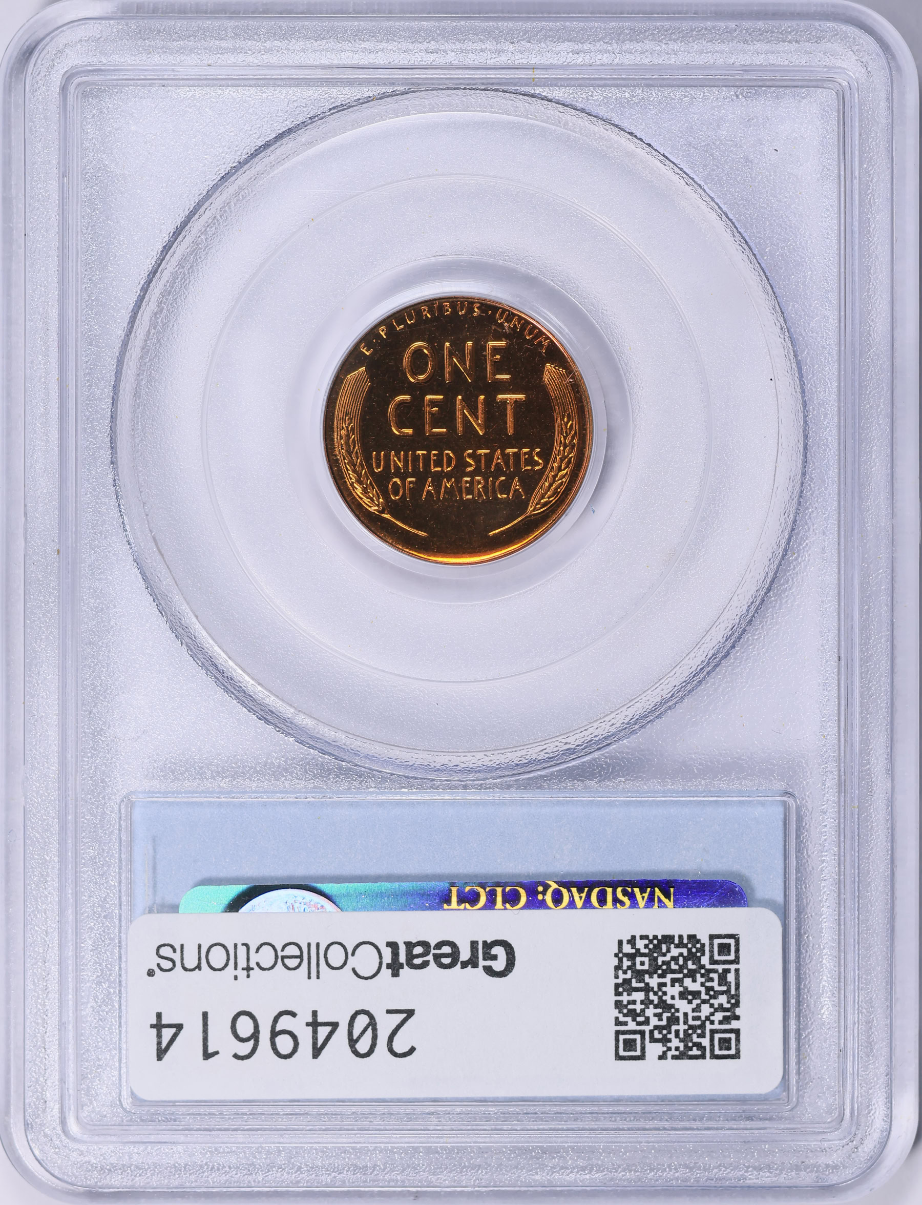 1958 Lincoln Cent PCGS Proof-66 RD DCAM (Item 2049614 ...