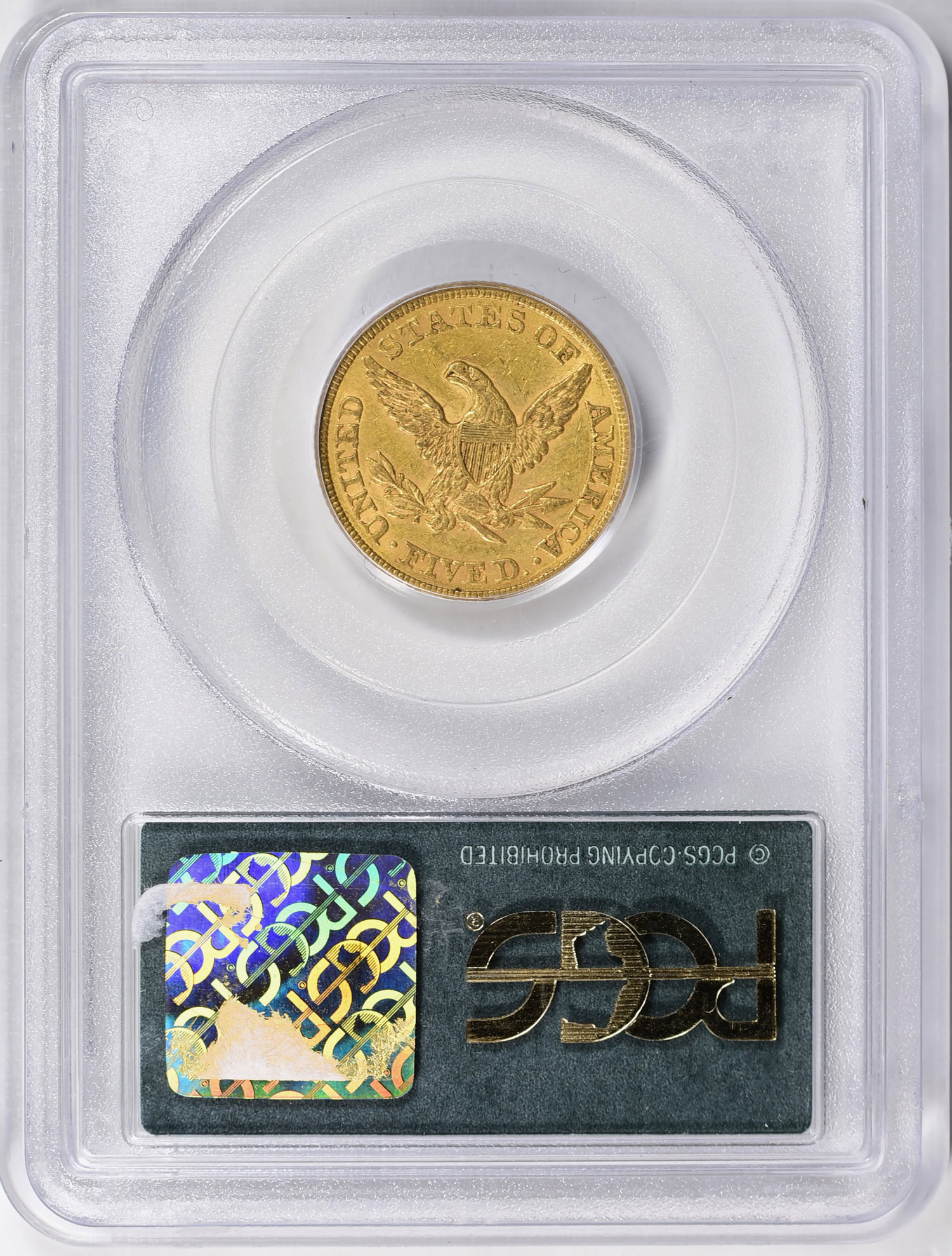 1856 Liberty Gold Half Eagle PCGS AU-50 (CAC Gold) OGH (Item 2049683 ...