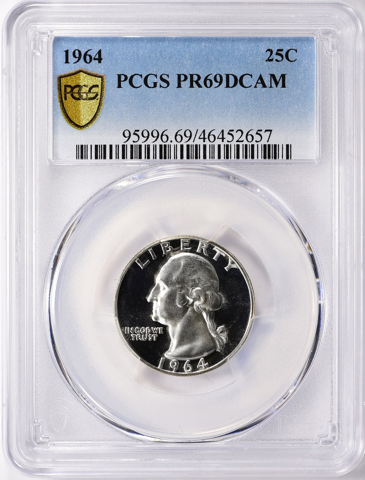 1964 Washington Quarter PCGS Proof-69 DCAM (Item 2049823 ...